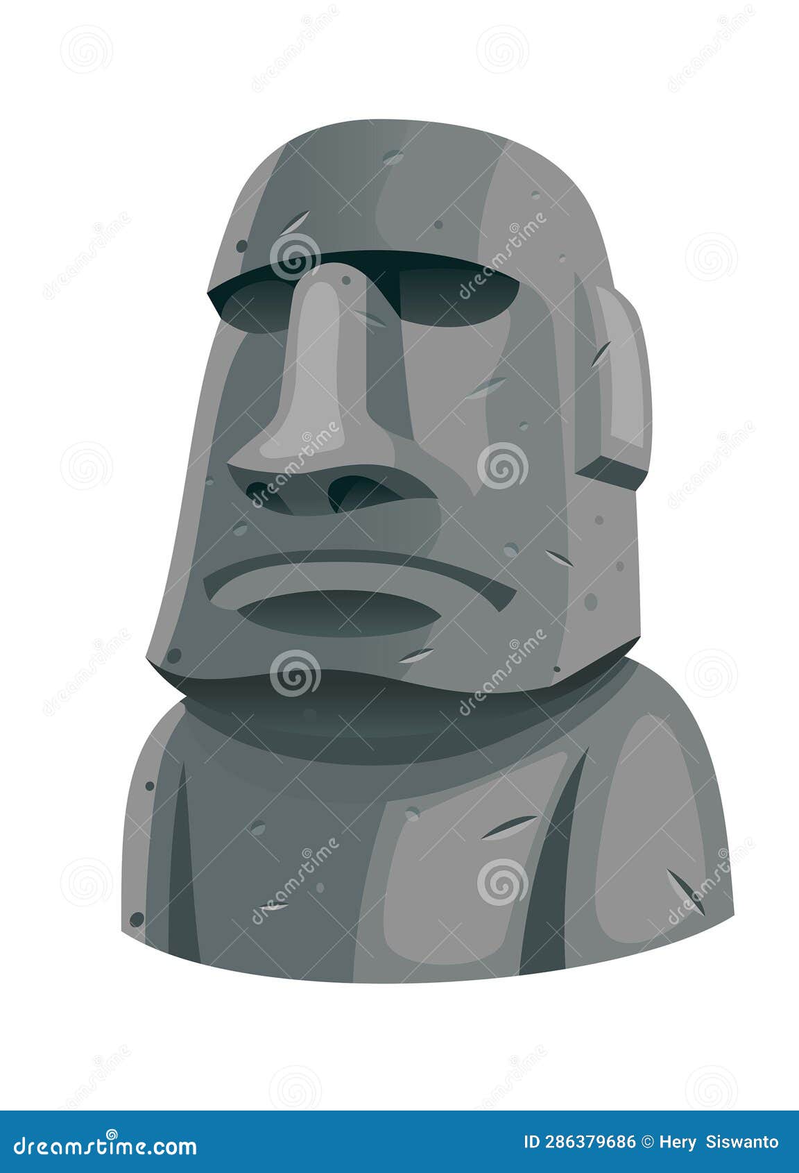 Moai Statues Vector Icon | CartoonDealer.com #119200814