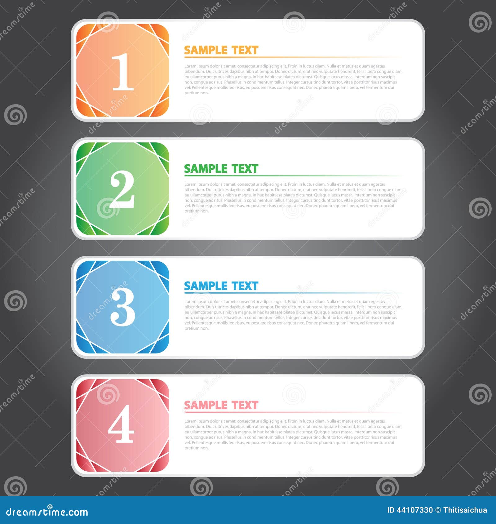 Vector Illustration Modern Banner for Design and Creative Work Stock ...