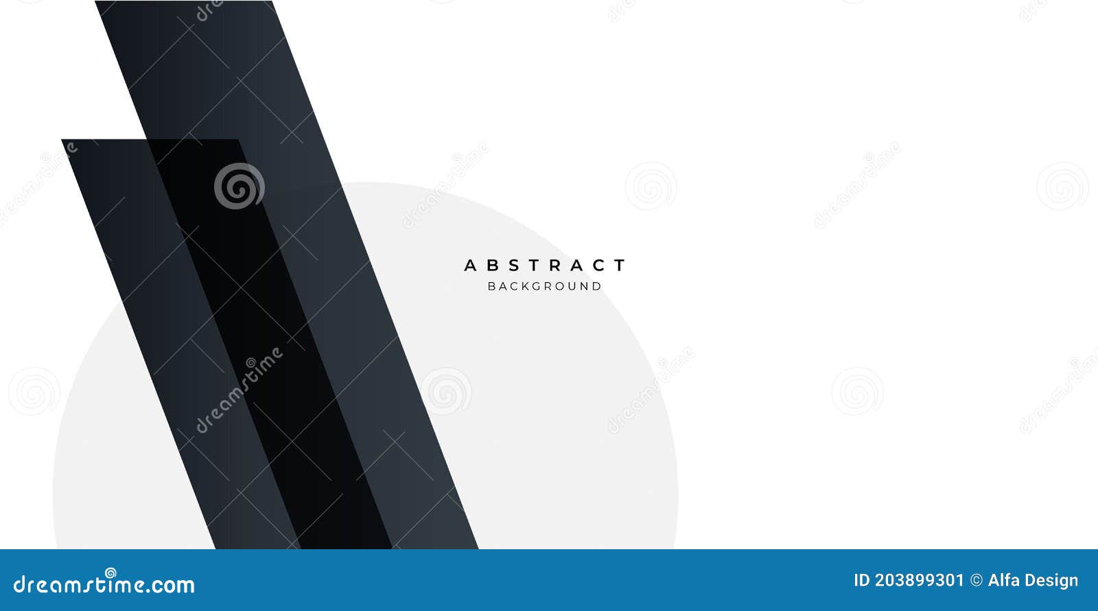 Vector Illustration Modern Black Abstract Design Geometric Simple Style ...