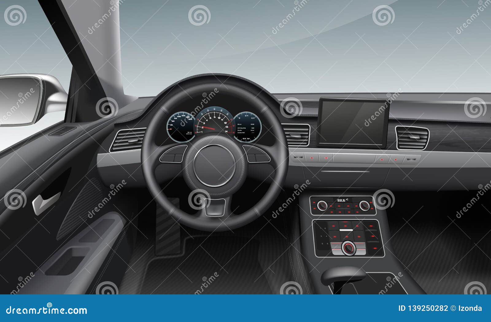 Vector Car Interior