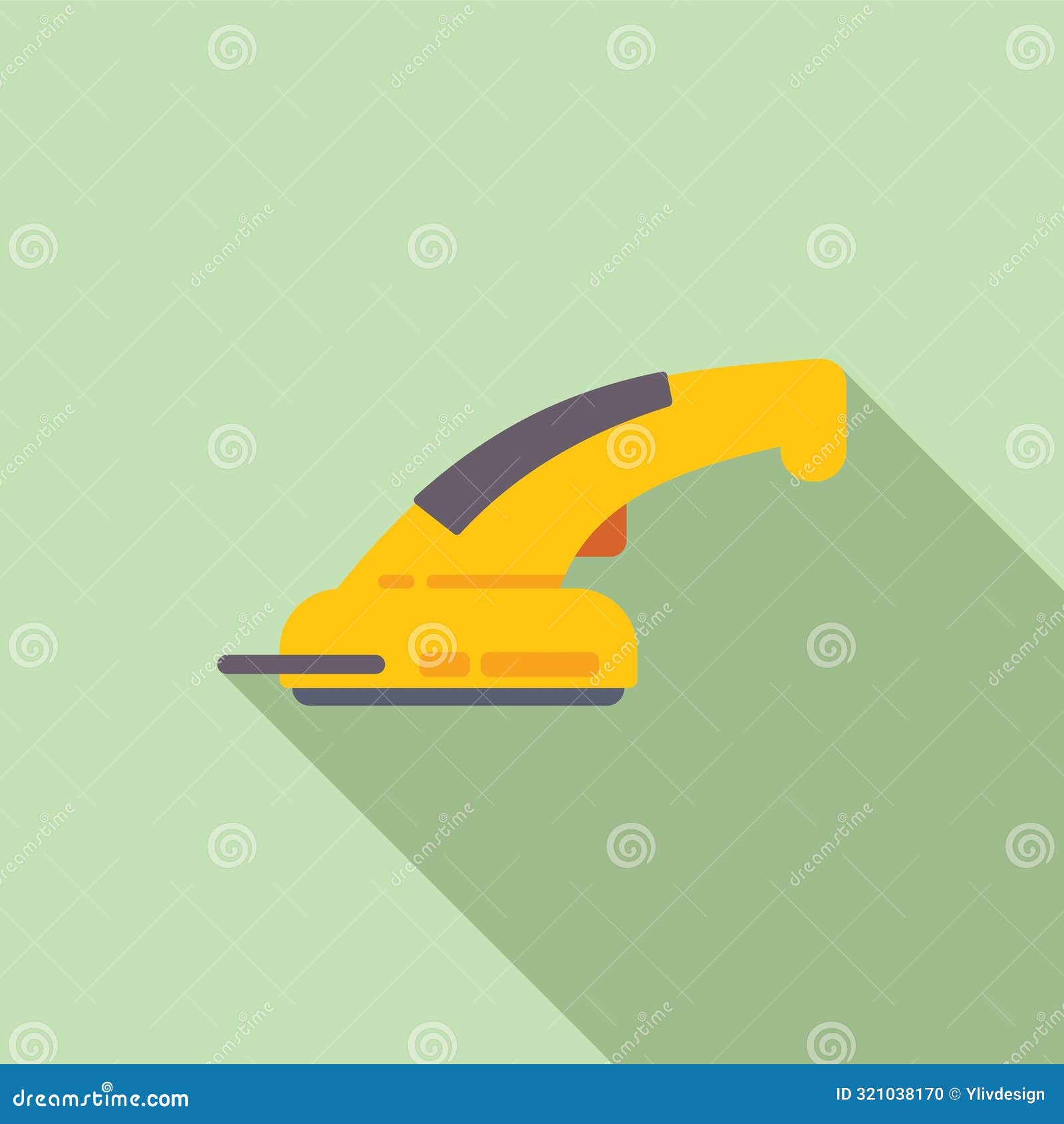 Flat Design Electric Hand Sander Illustration Stock Vector ...