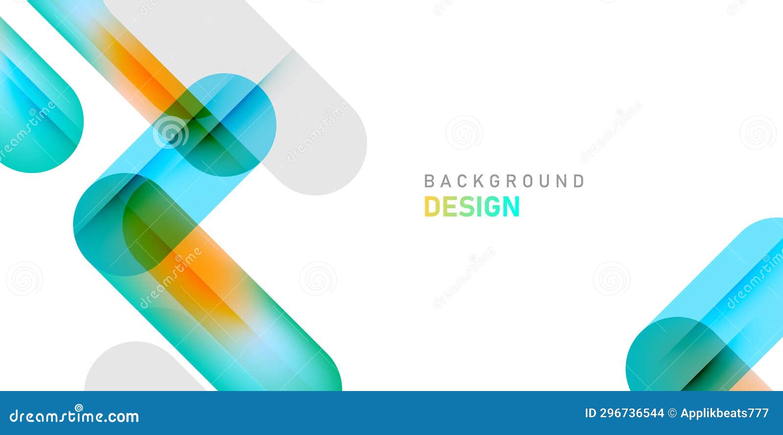 Vector Illustration of Modern Geometric Design Colorful Abstract ...