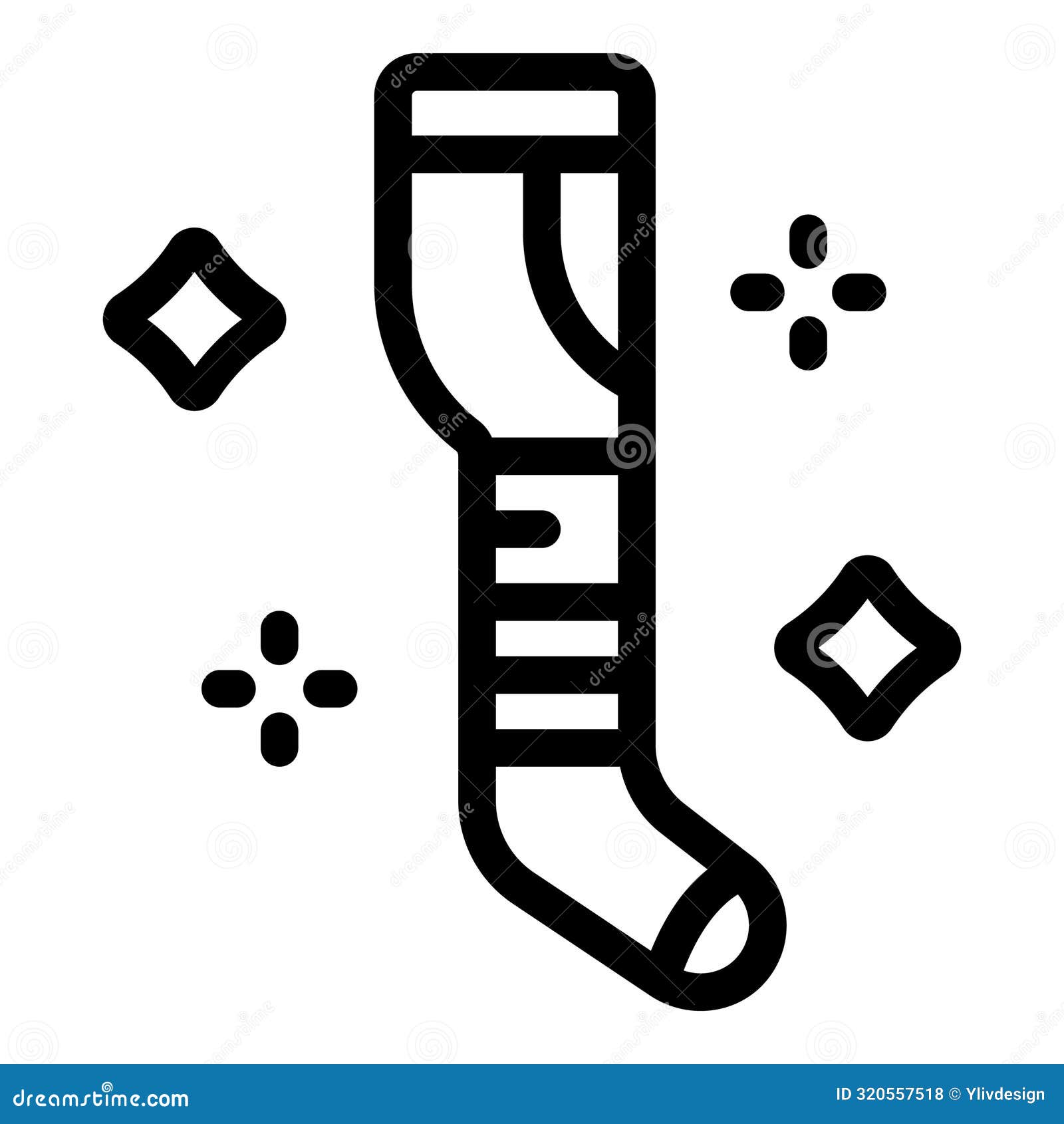 Prosthetic Leg Icon on White Background Stock Vector - Illustration of ...