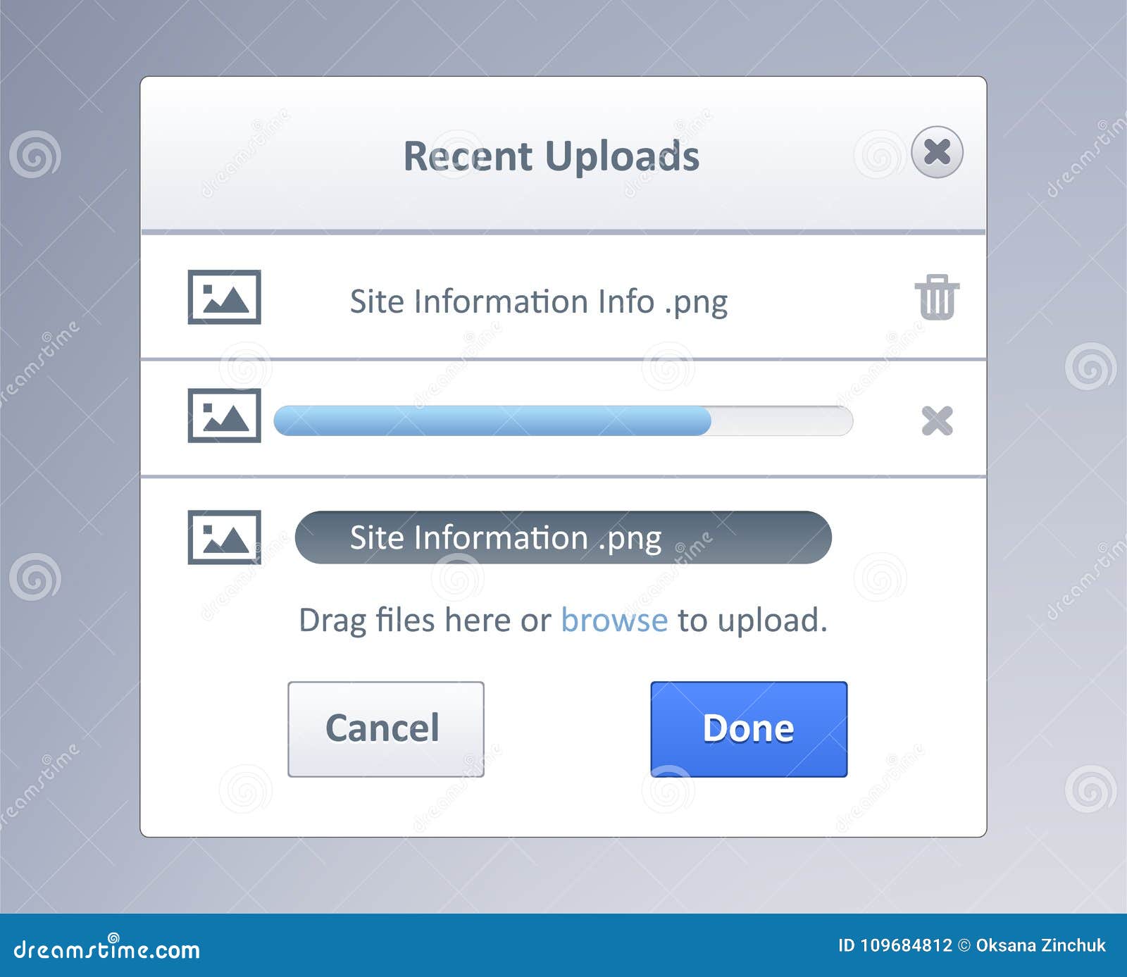 Download Widget Interface with Symbols Stock Vector - Illustration of ...