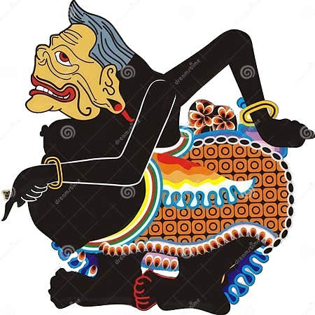 Vector Illustration, Modification of Wayang Kulit Purwa, Character of ...