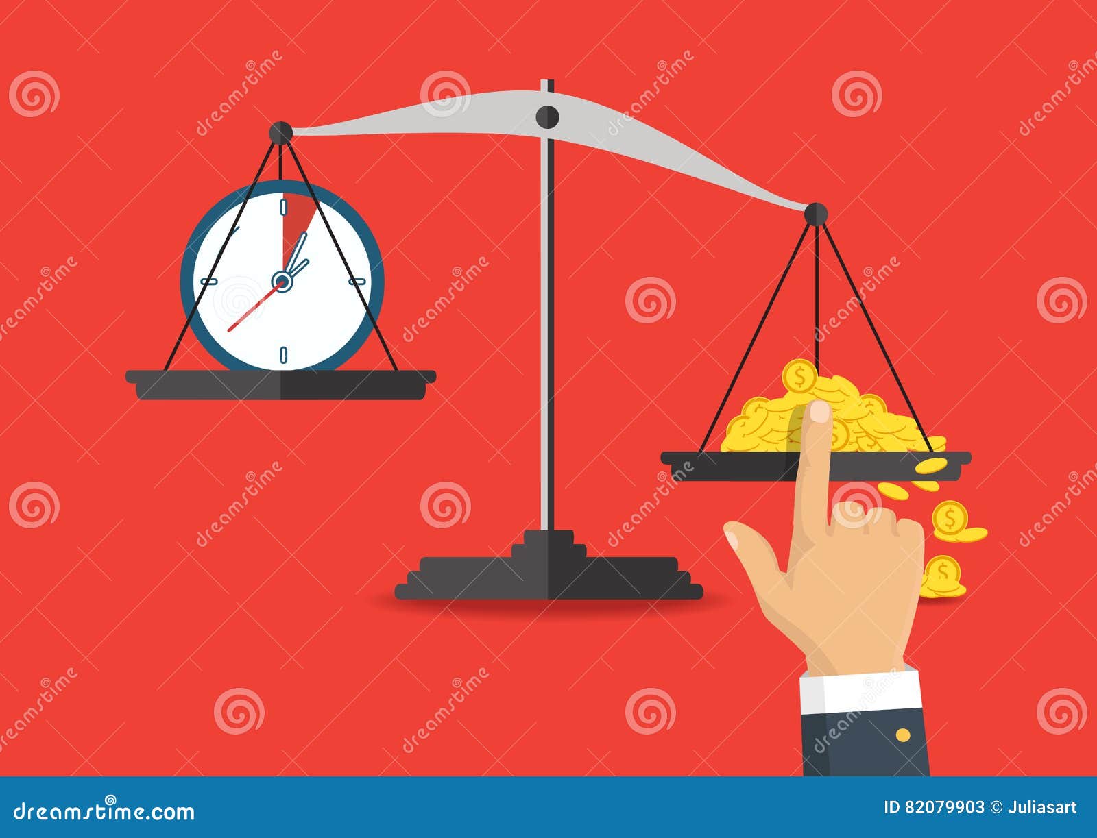 Time Balance Icon From Time Managemnet Collection. Vector Illustration ...