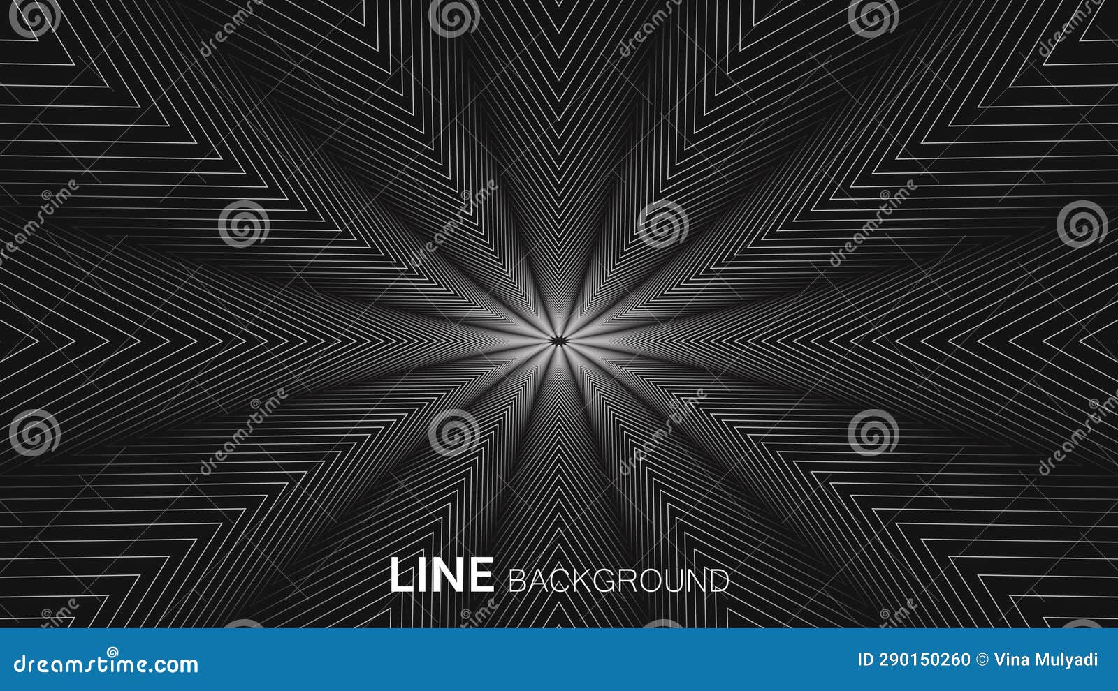 Vector Illustration of a Monochrome Abstract Background with a Smooth ...