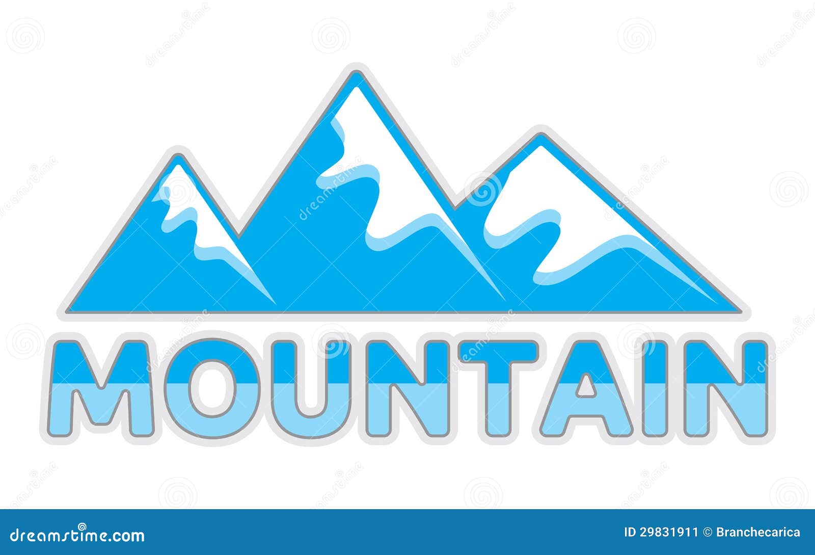 Mountain Sign Vector Drawing, Minimalist Silhouette Of Mountains And ...