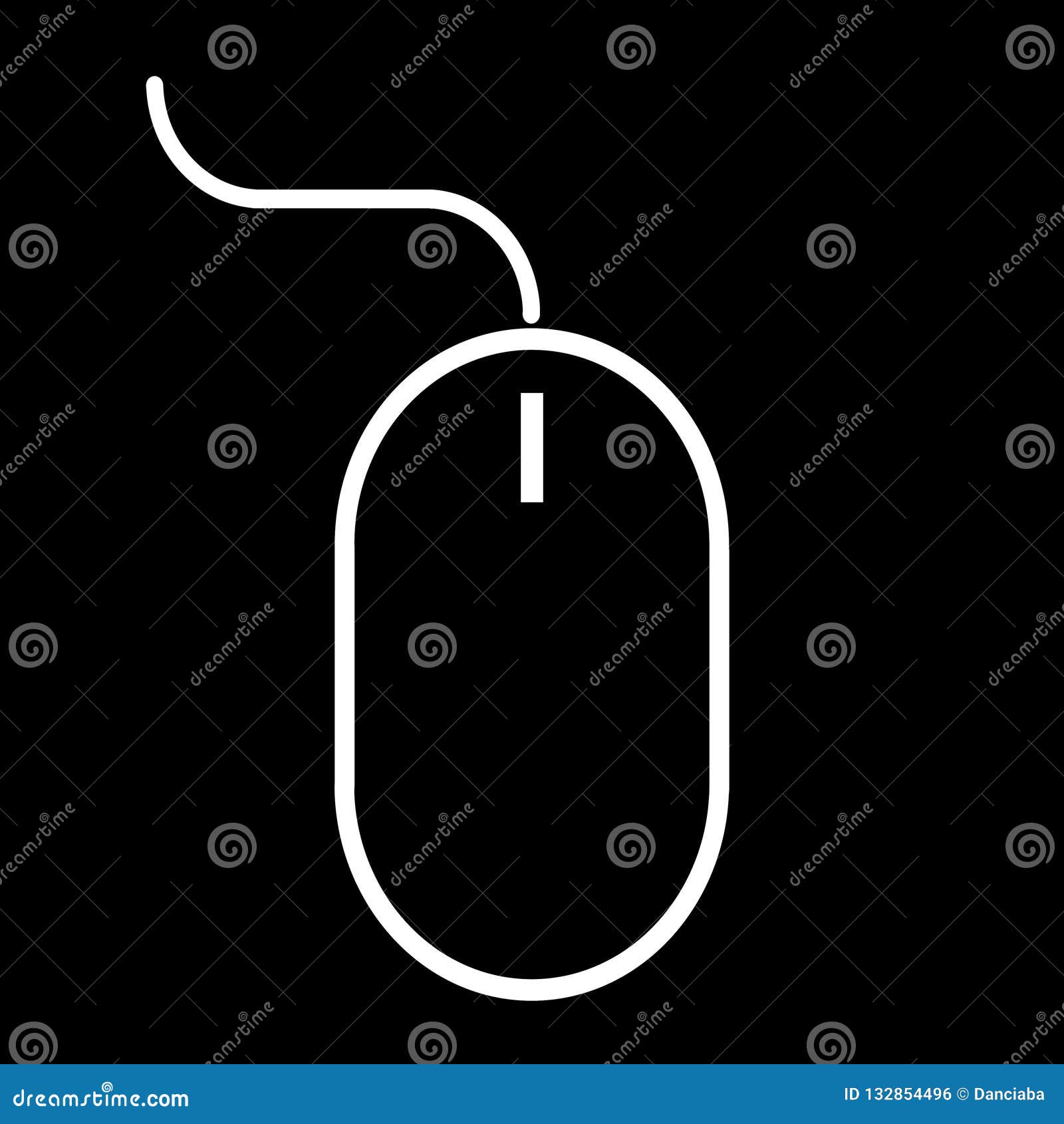 Vector Illustration of Mouse Symbol Stock Illustration - Illustration ...