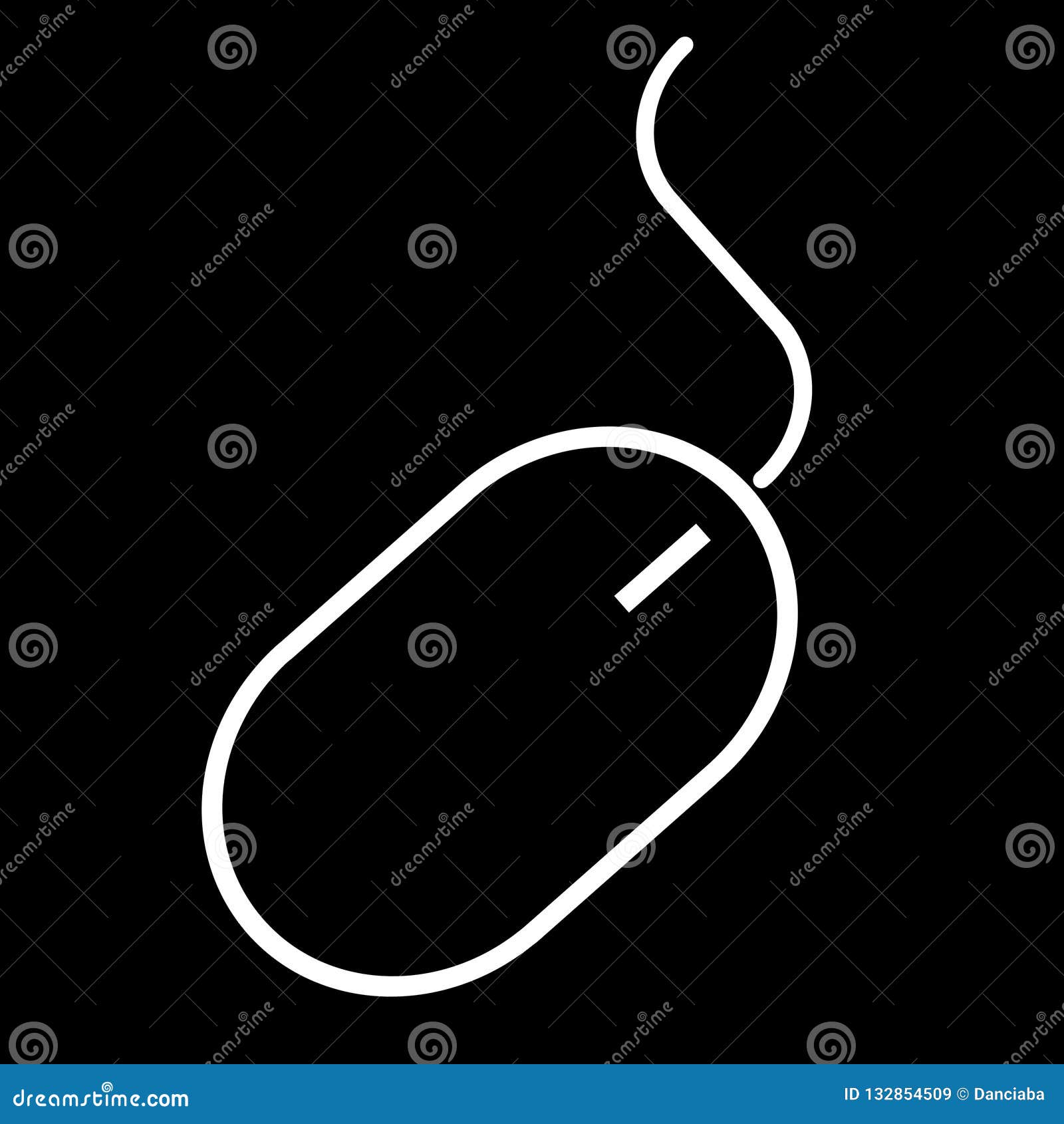 Vector Illustration of Mouse Symbol Stock Vector - Illustration of site ...