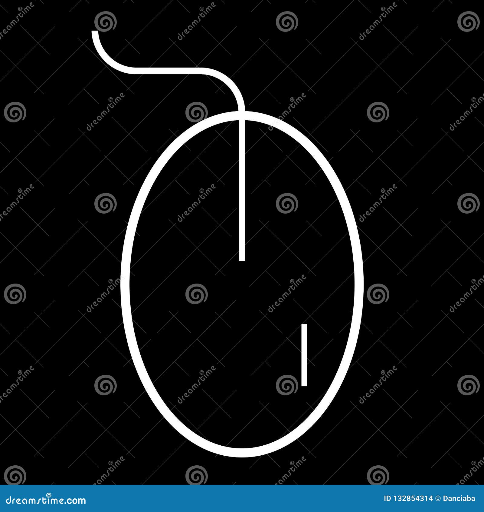 Vector Illustration of Mouse Symbol Stock Vector - Illustration of ...