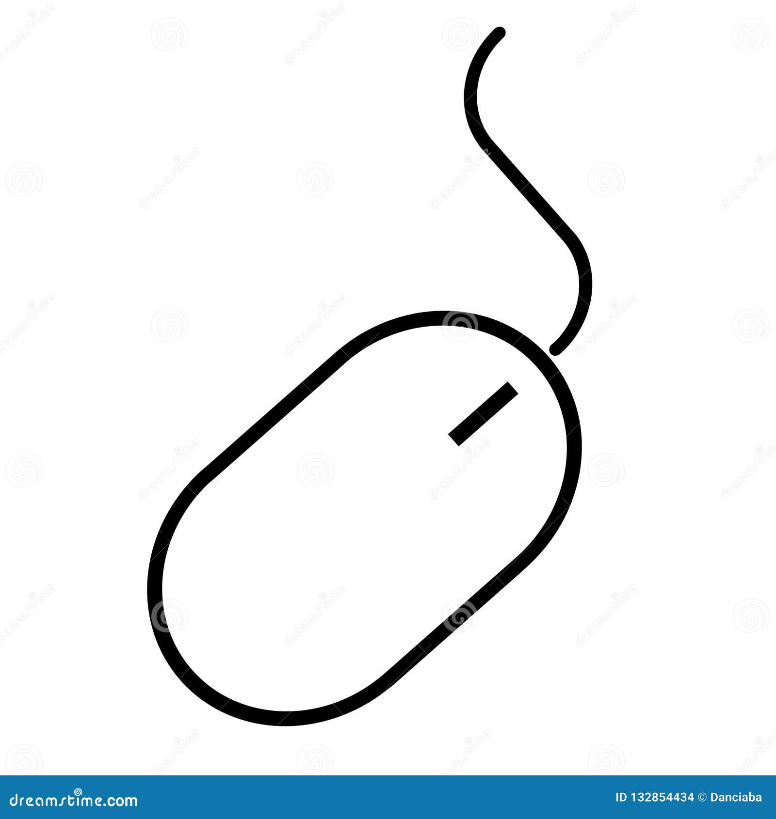 Vector Illustration of Mouse Symbol Stock Vector - Illustration of ...