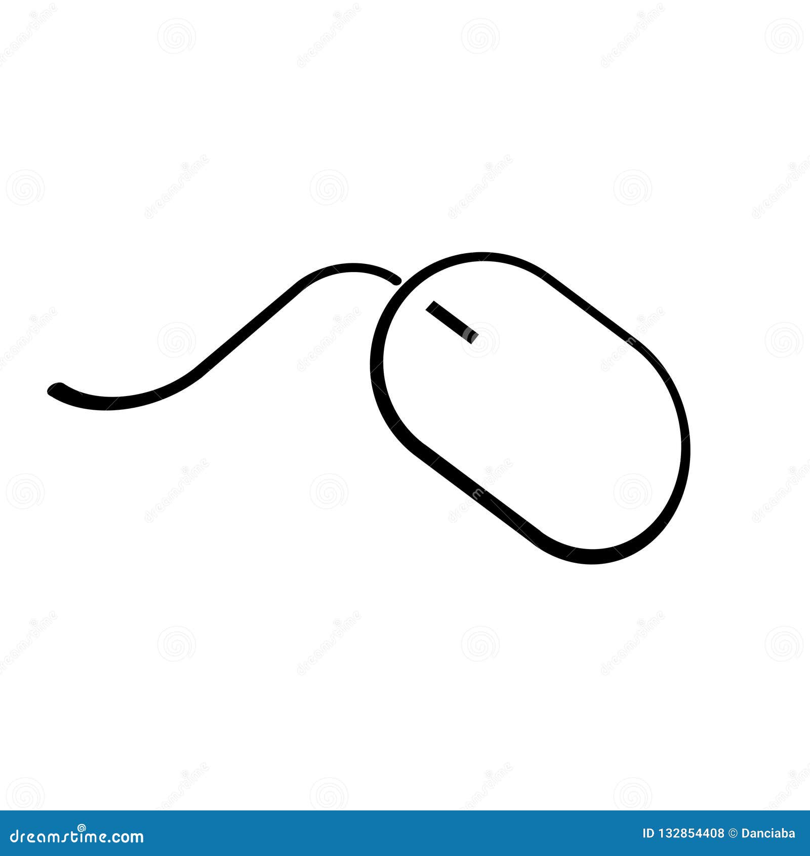 Vector Illustration of Mouse Symbol Stock Vector - Illustration of site ...