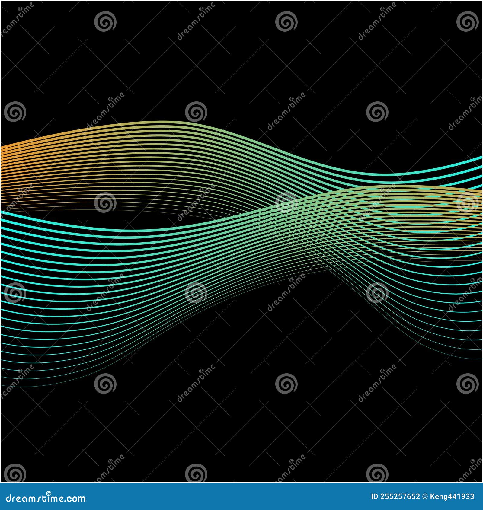 Vector Illustration of Movement Pattern of Lines and Shape Geometric ...