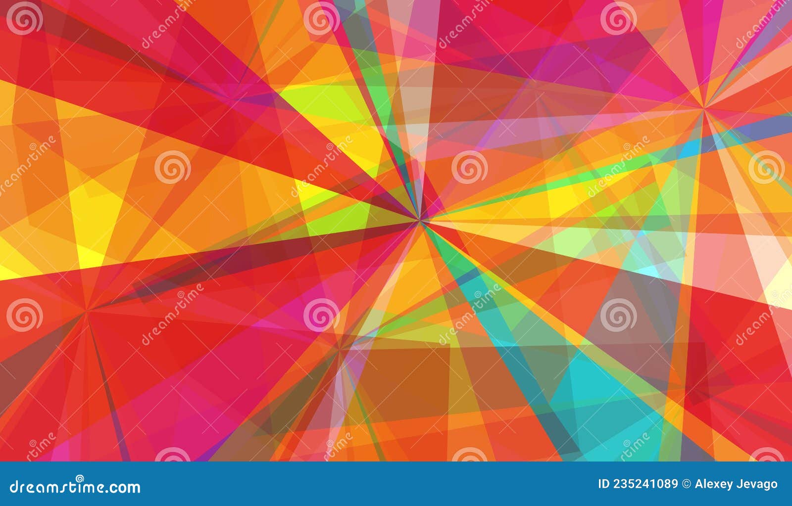 Vector Illustration. Multi-colored Lines. Geometric Figures Stock ...