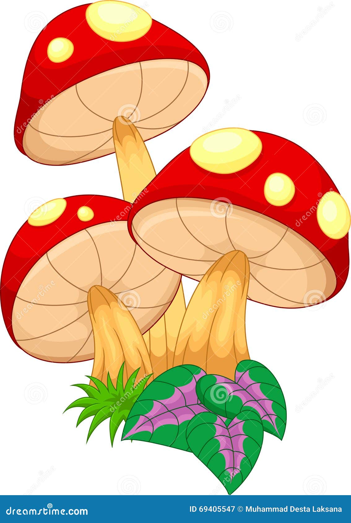 Mushroom In Cartoon Style, Autumn Coloring Page, Education Paper Game ...