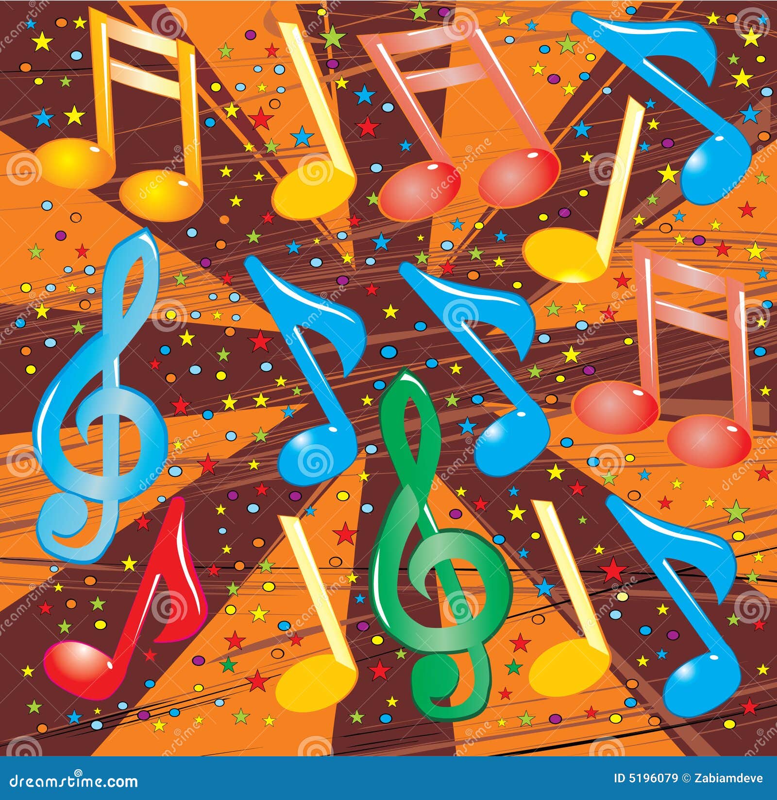 Vector Illustration of Musical Stock Vector - Illustration of musical ...