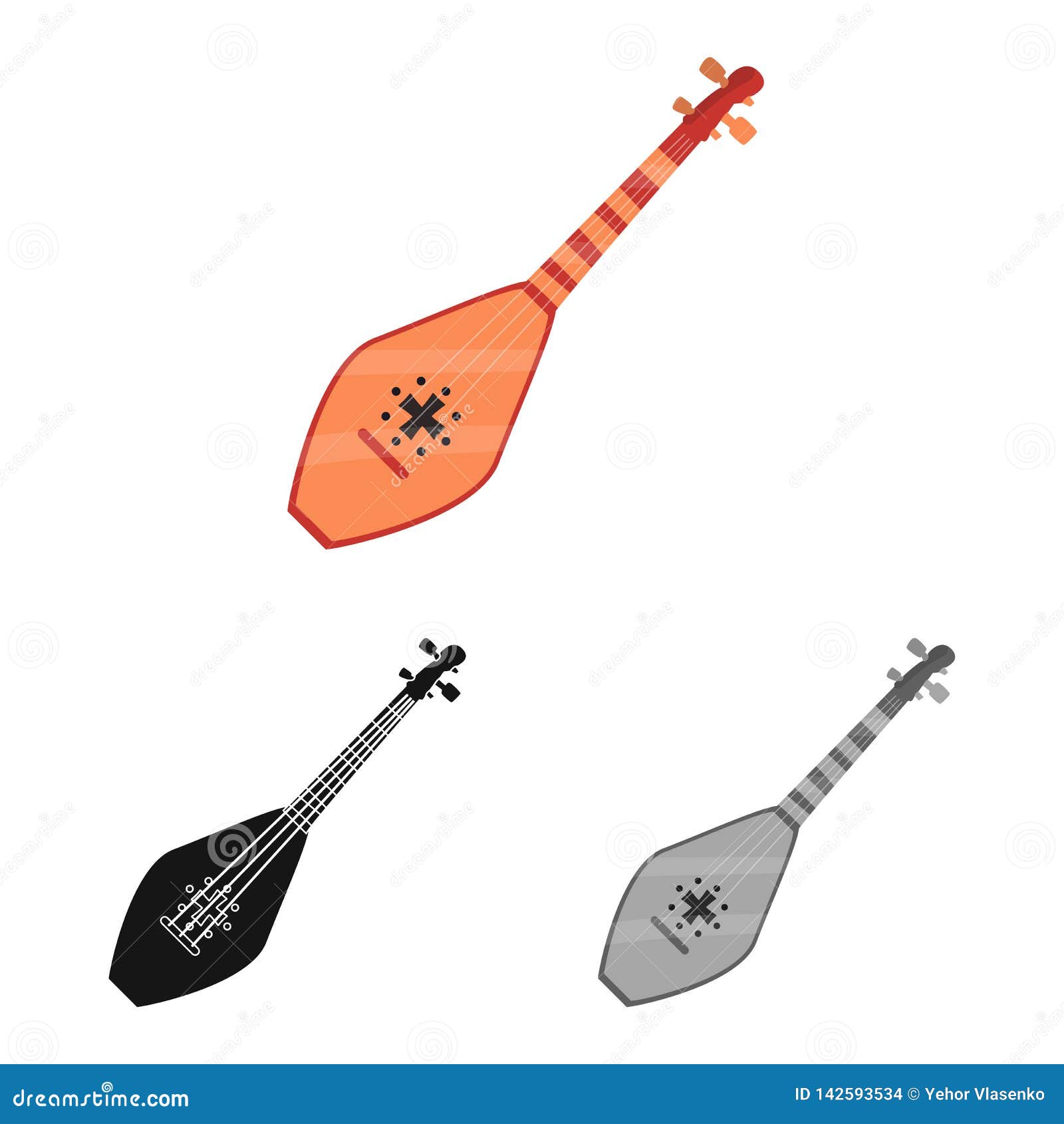 Vector Design of Musical and Instrument Logo. Set of Musical and ...