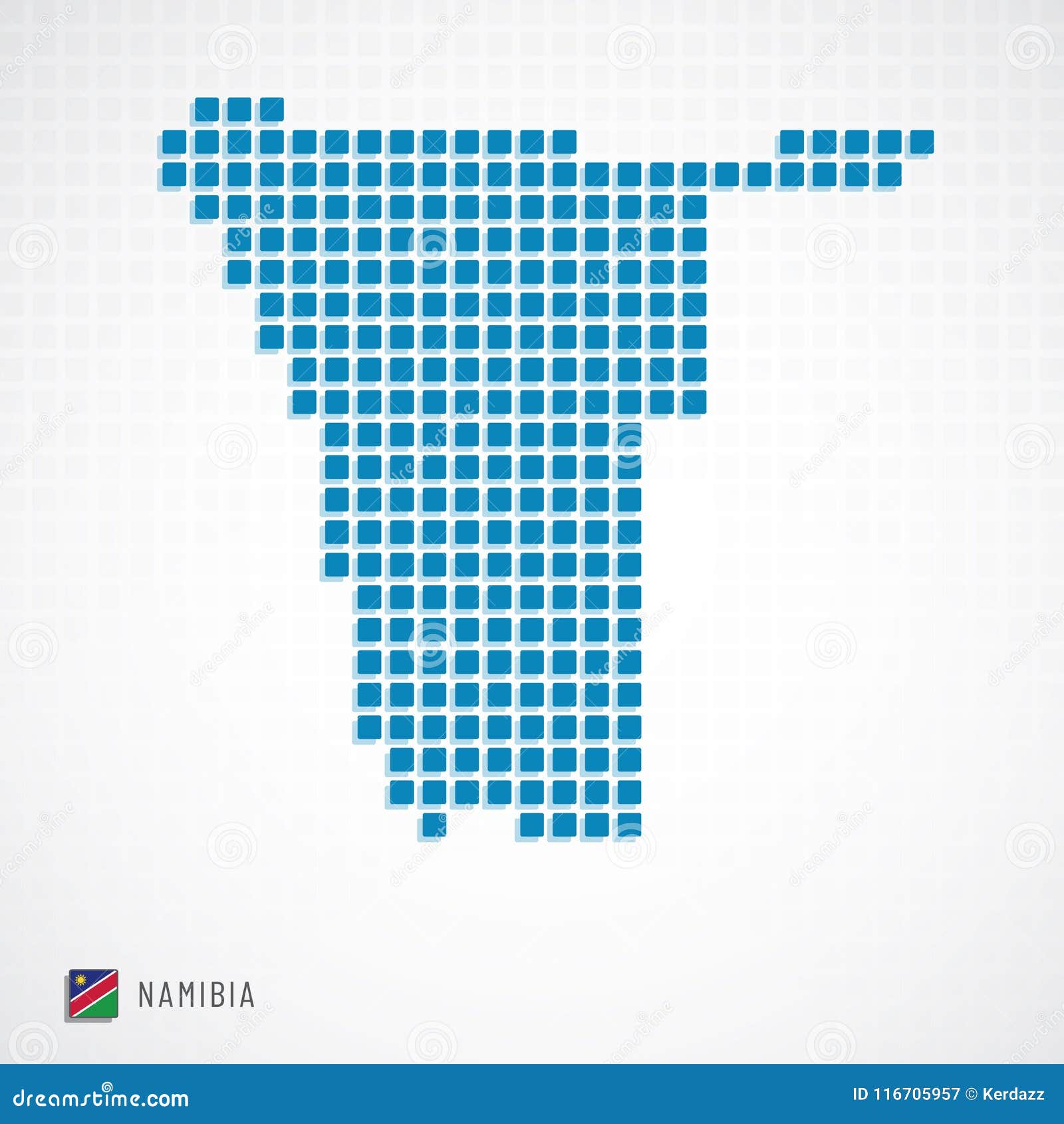 Namibia map and flag icon stock vector. Illustration of design - 116705957