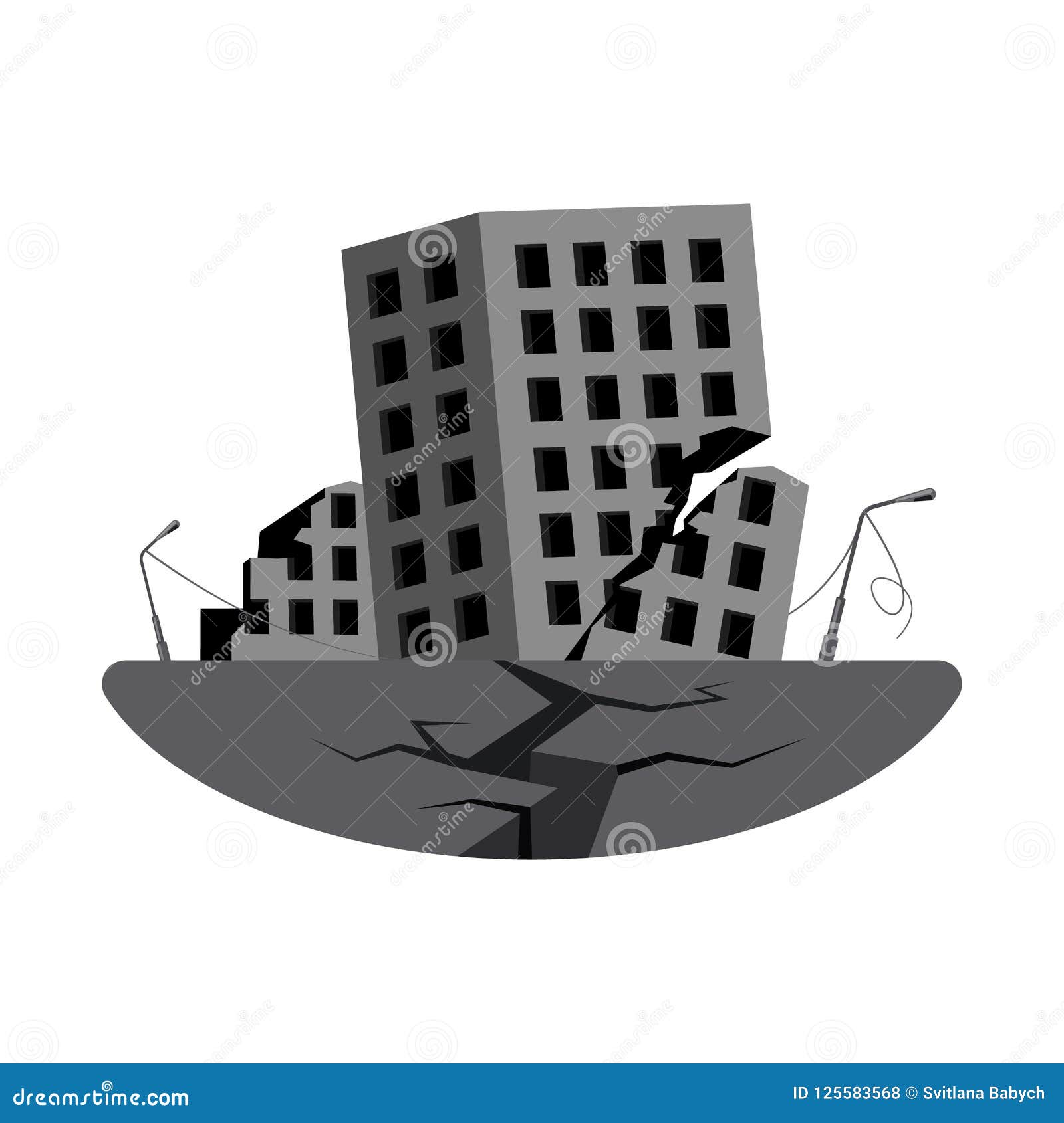 Vector Design of Natural and Disaster Icon. Collection of Natural and ...