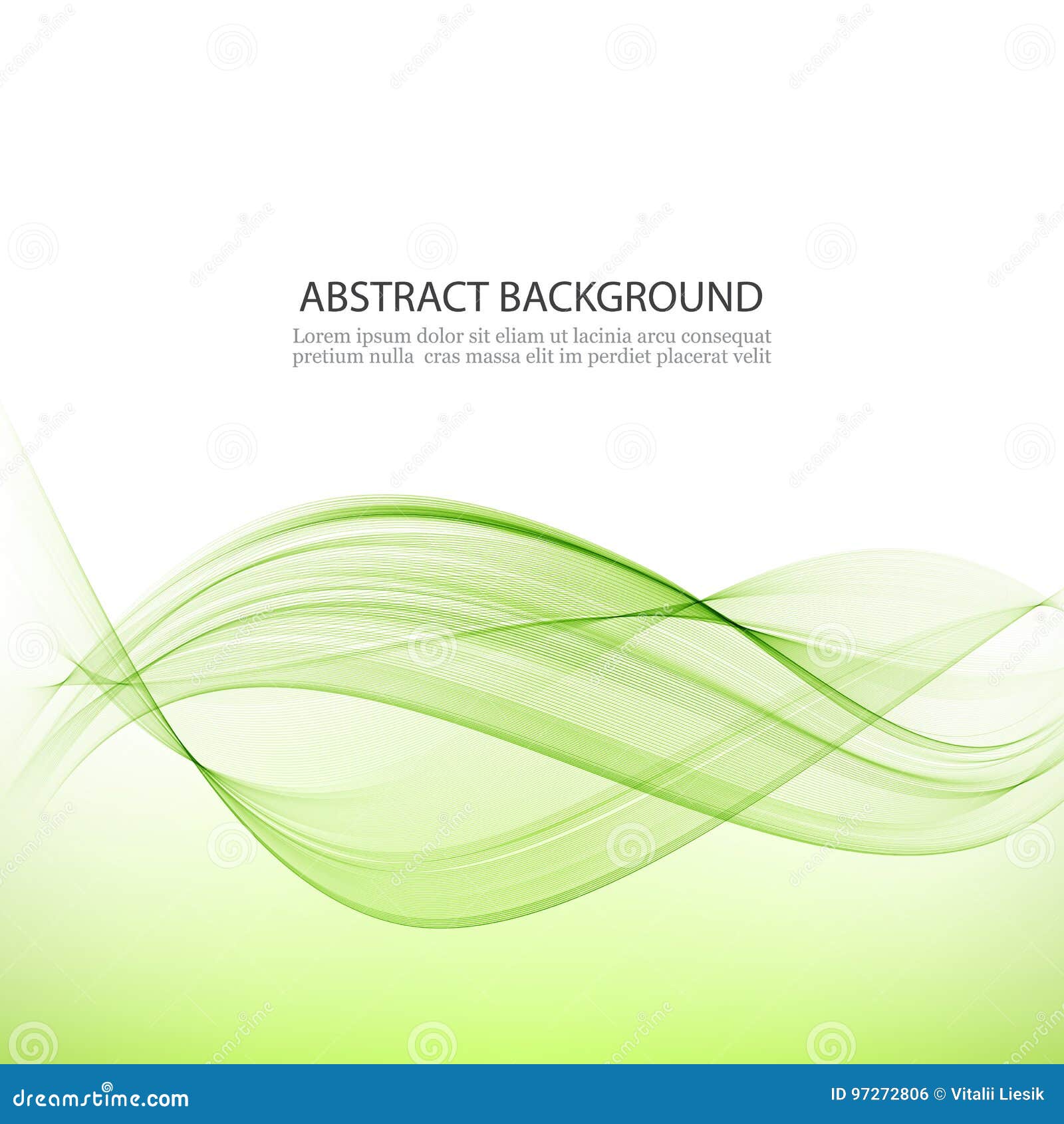 Vector Illustration of a Natural Green Background Stock Vector ...