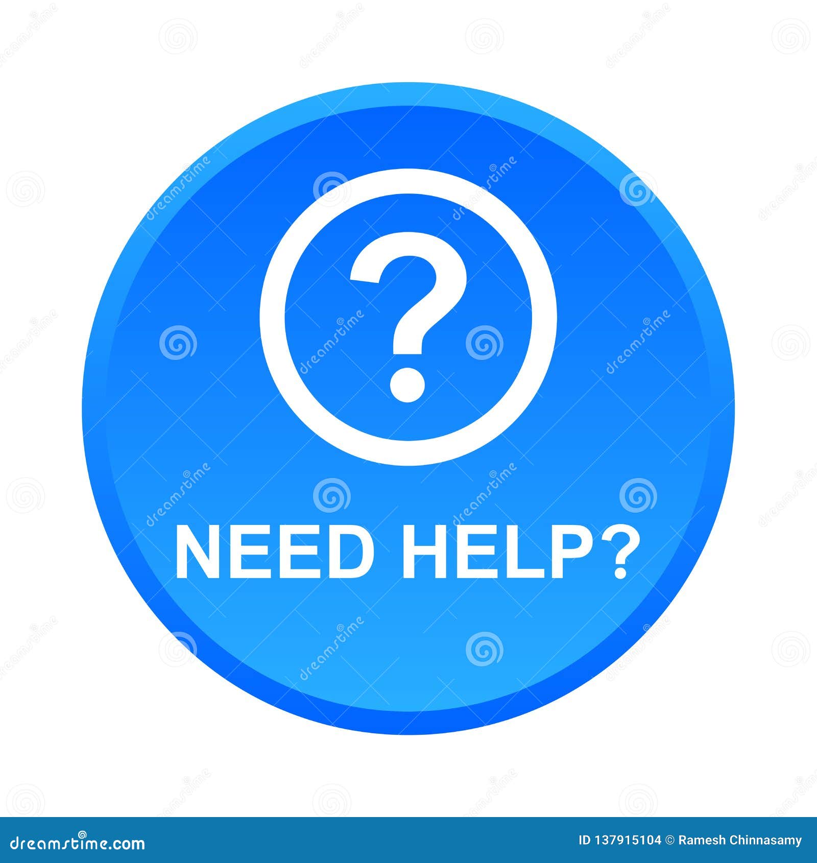 Need help button stock vector. Illustration of element - 137915104