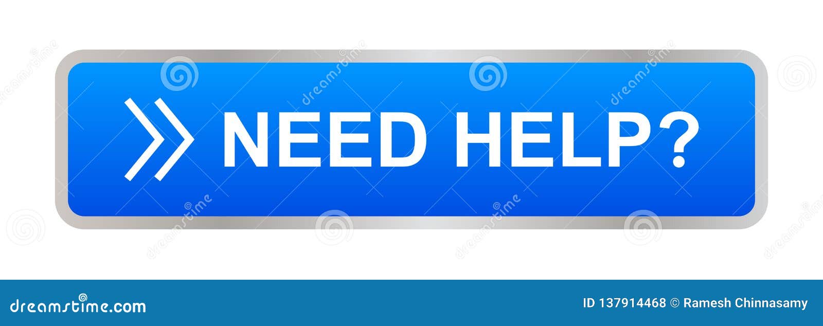 Need help button stock vector. Illustration of colorful - 137914468