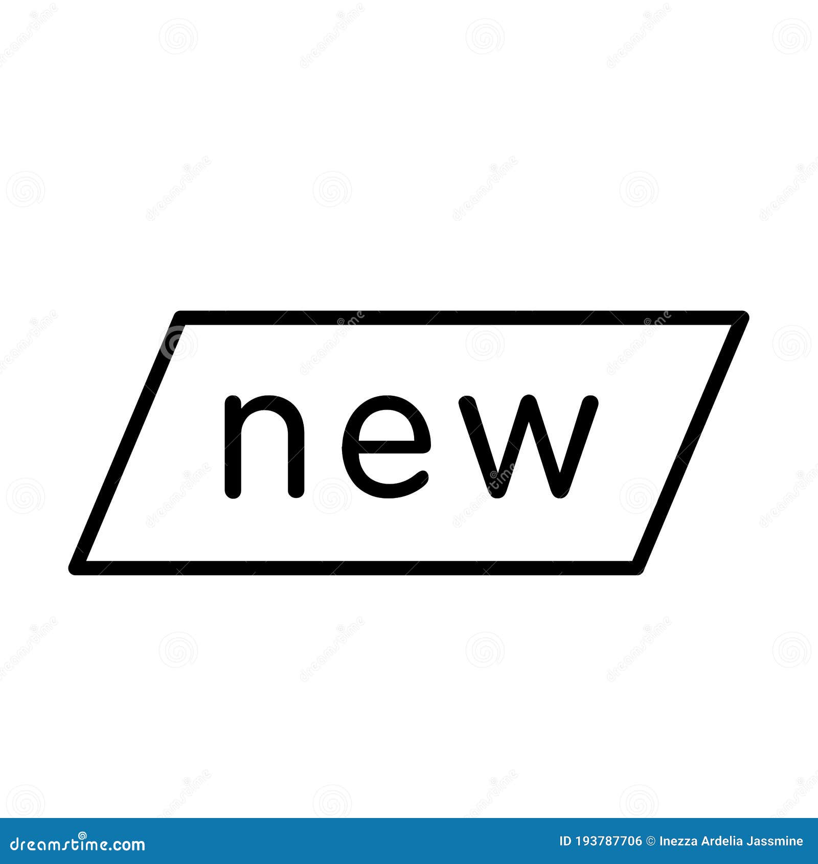 New Label Icon Design Template Stock Vector - Illustration of graphic ...