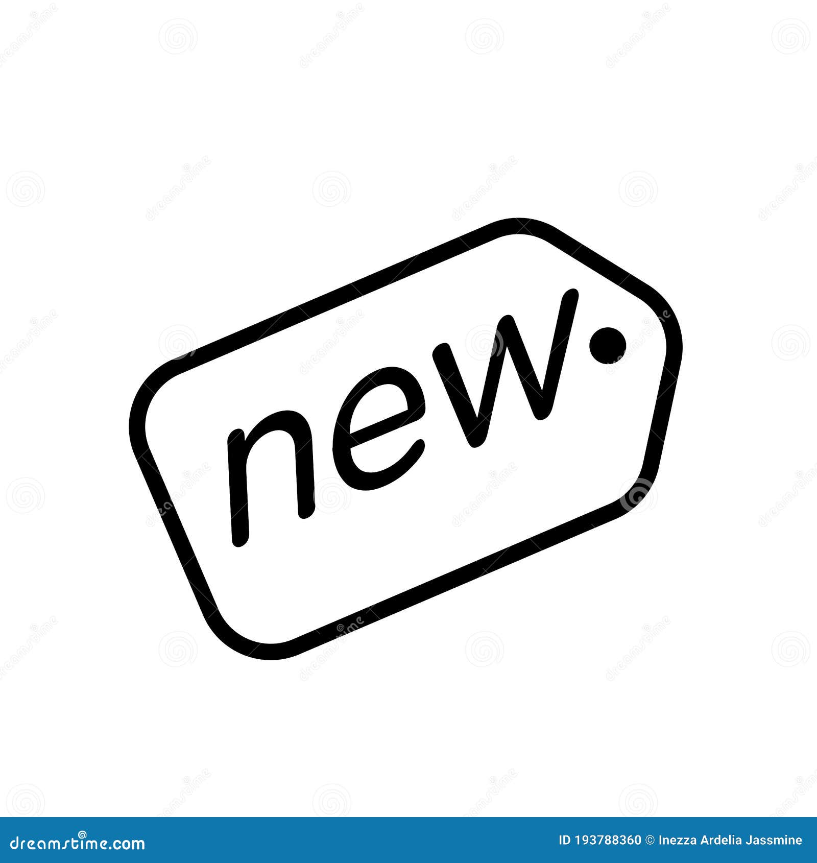 New Label Icon Design Template Stock Vector - Illustration of icon ...