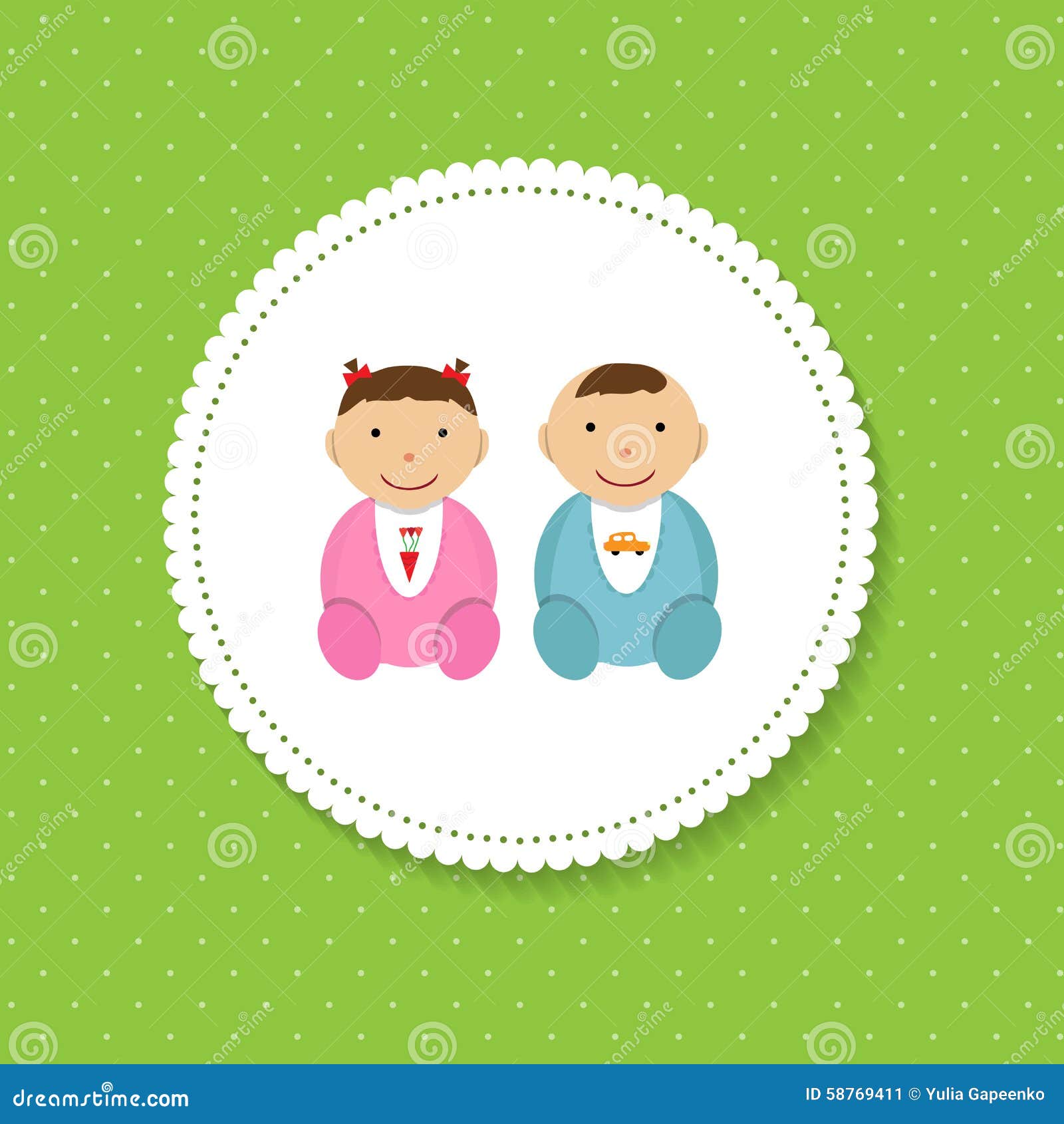 Vector Illustration for Newborn Baby Stock Vector - Illustration of ...