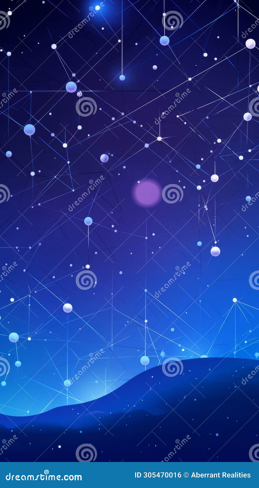 Vector Illustration of the Night Sky with Stars and Constellations ...
