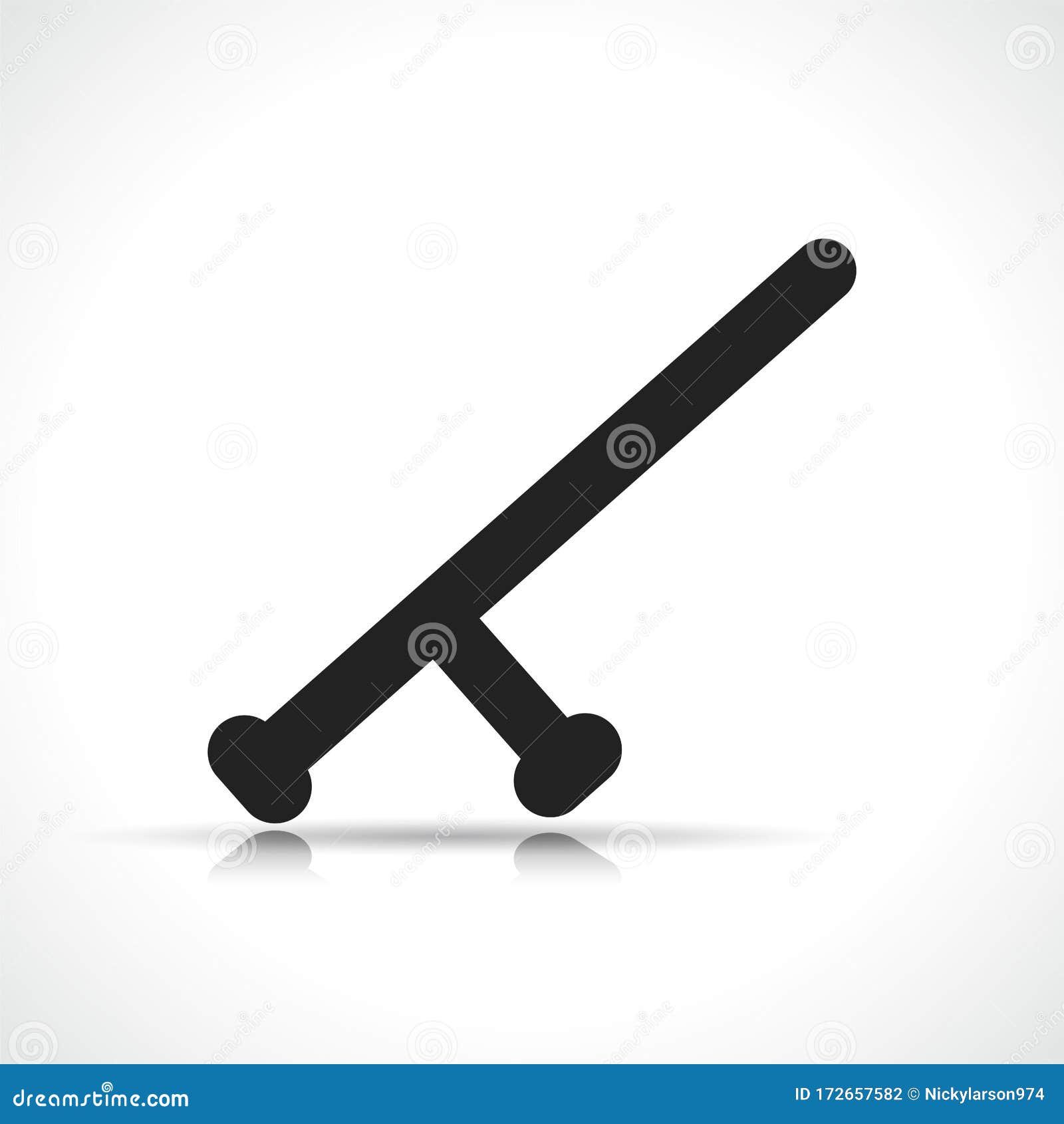Nightstick Icon. Trendy Nightstick Logo Concept On White Background ...