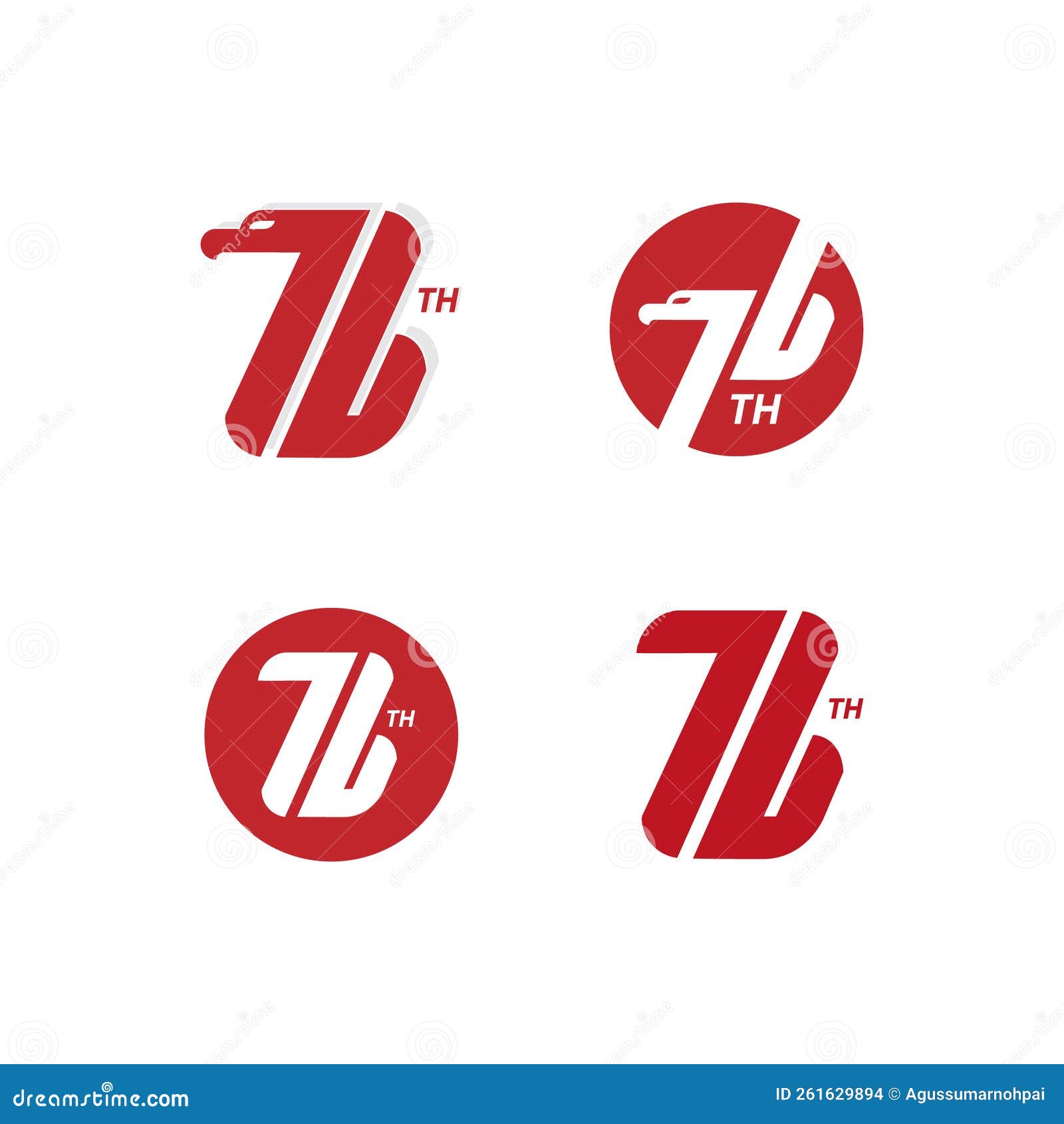 Vector Illustration of Numbers Seven and Six Stock Vector ...