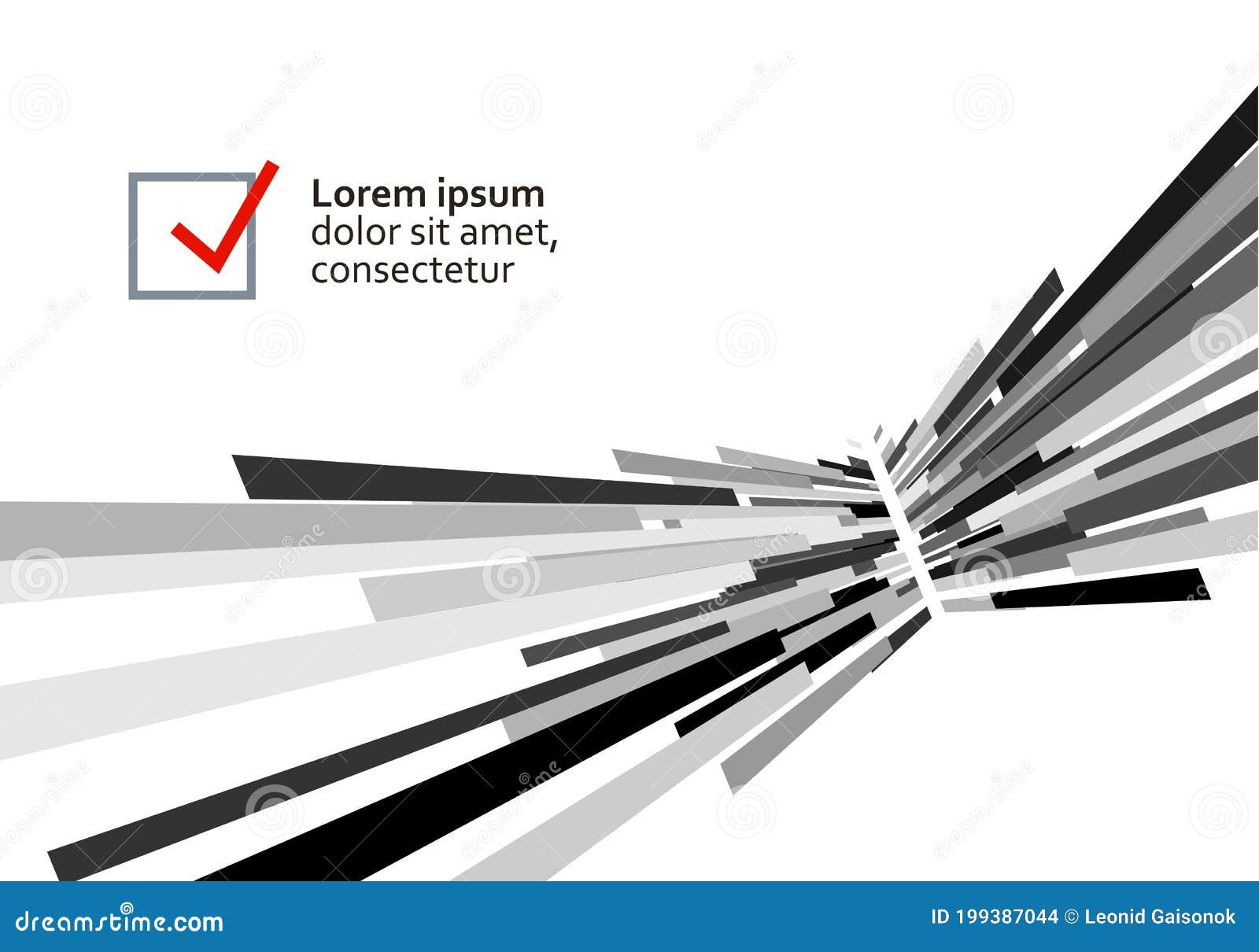 Vector Illustration Object. Lines Vector. Abstract Motion Stock ...