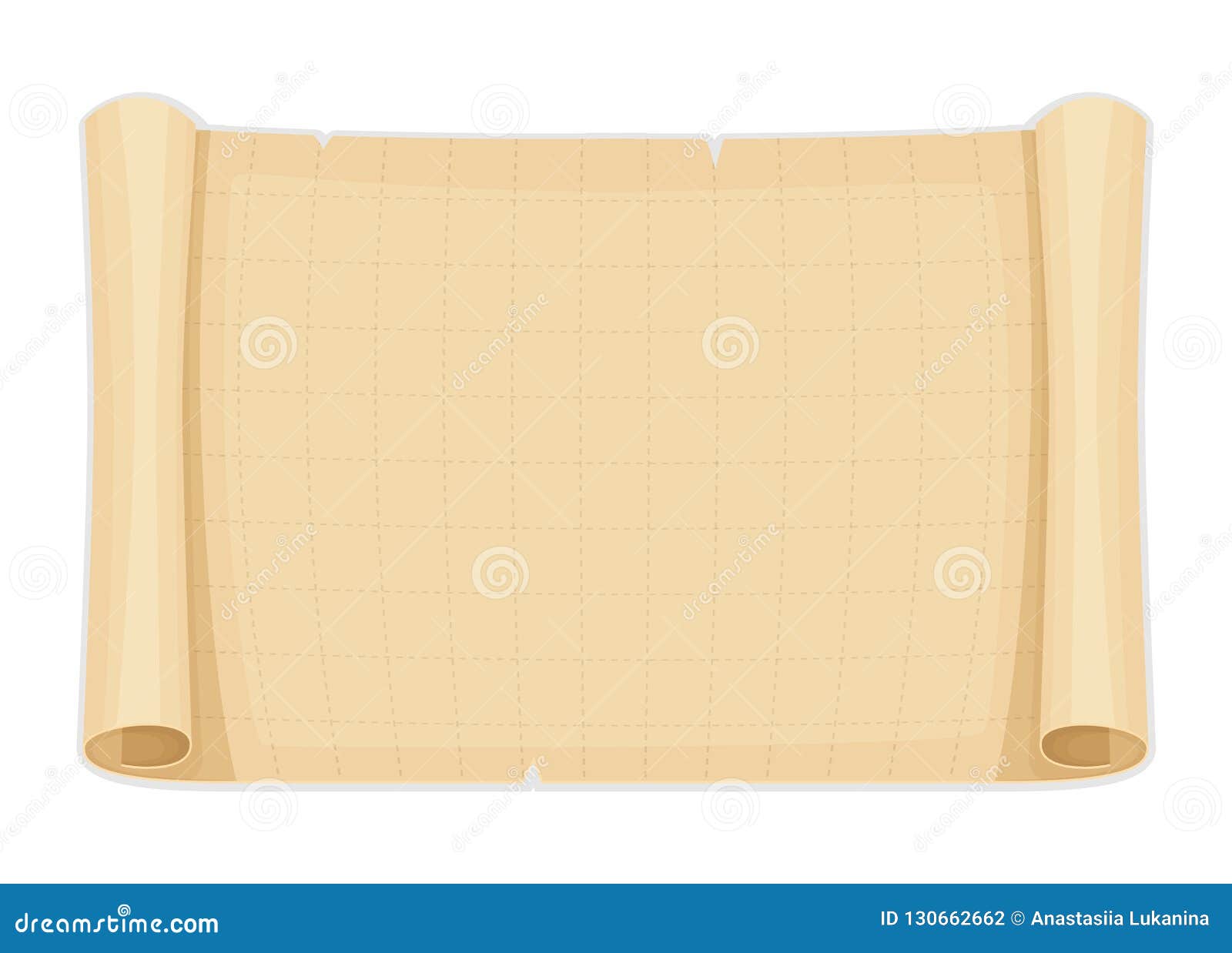 Old Papyrus Background Template Stock Vector - Illustration of empty ...