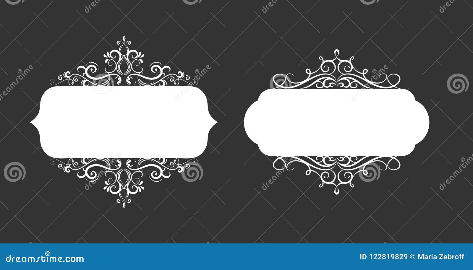 Vector Illustration of Old Style Label Stock Vector - Illustration of ...