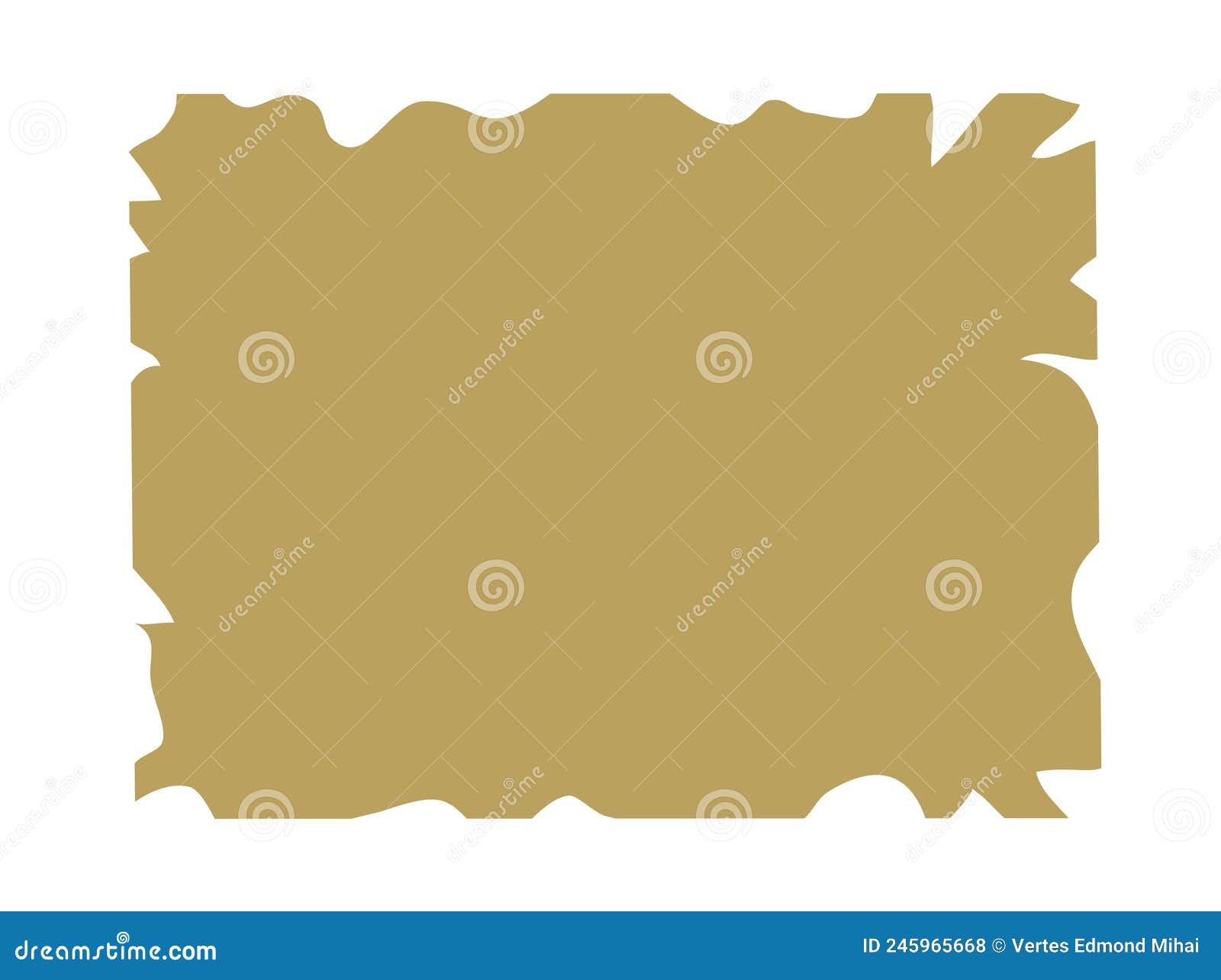 Illustration of an Old Torn Paper Stock Vector - Illustration of grunge ...