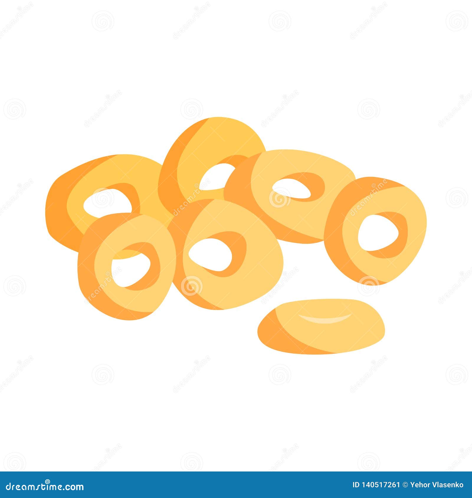 Vector Design of Onion and Ring Logo. Set of Onion and Chips Vector ...