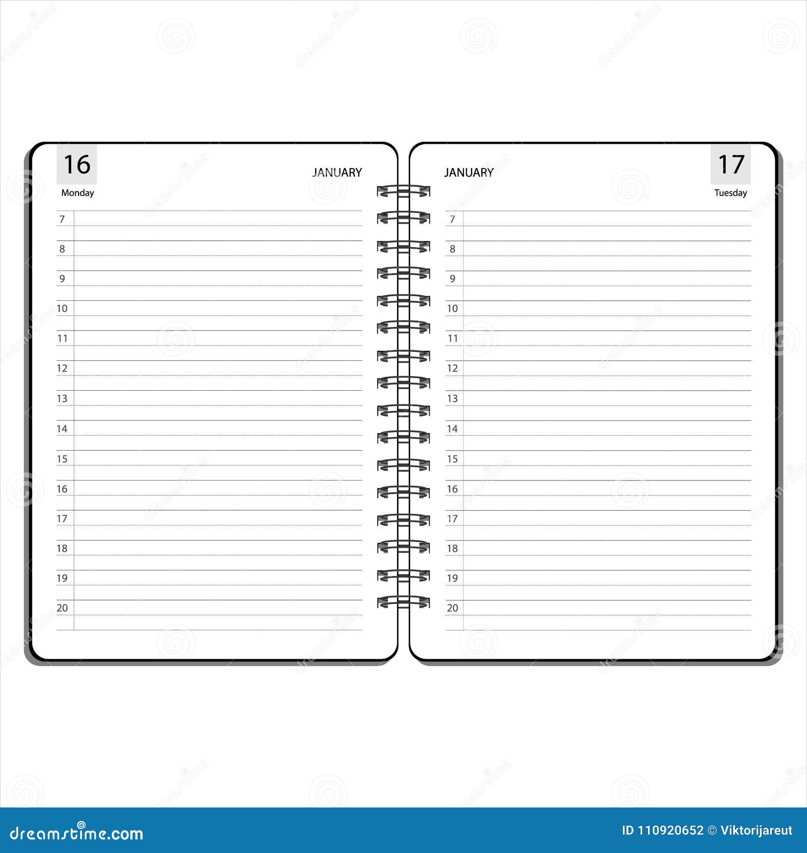 Open planner vector stock illustration. Illustration of design - 110920652 Open planner vector stock illustration. Illustration of design - 110920652