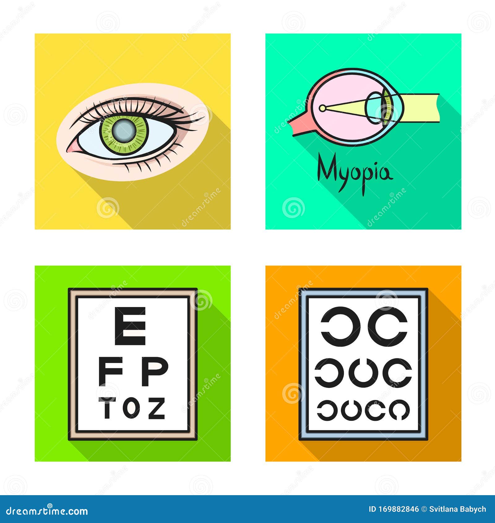 Vector Design of Optometry and Medicine Logo. Collection of Optometry ...