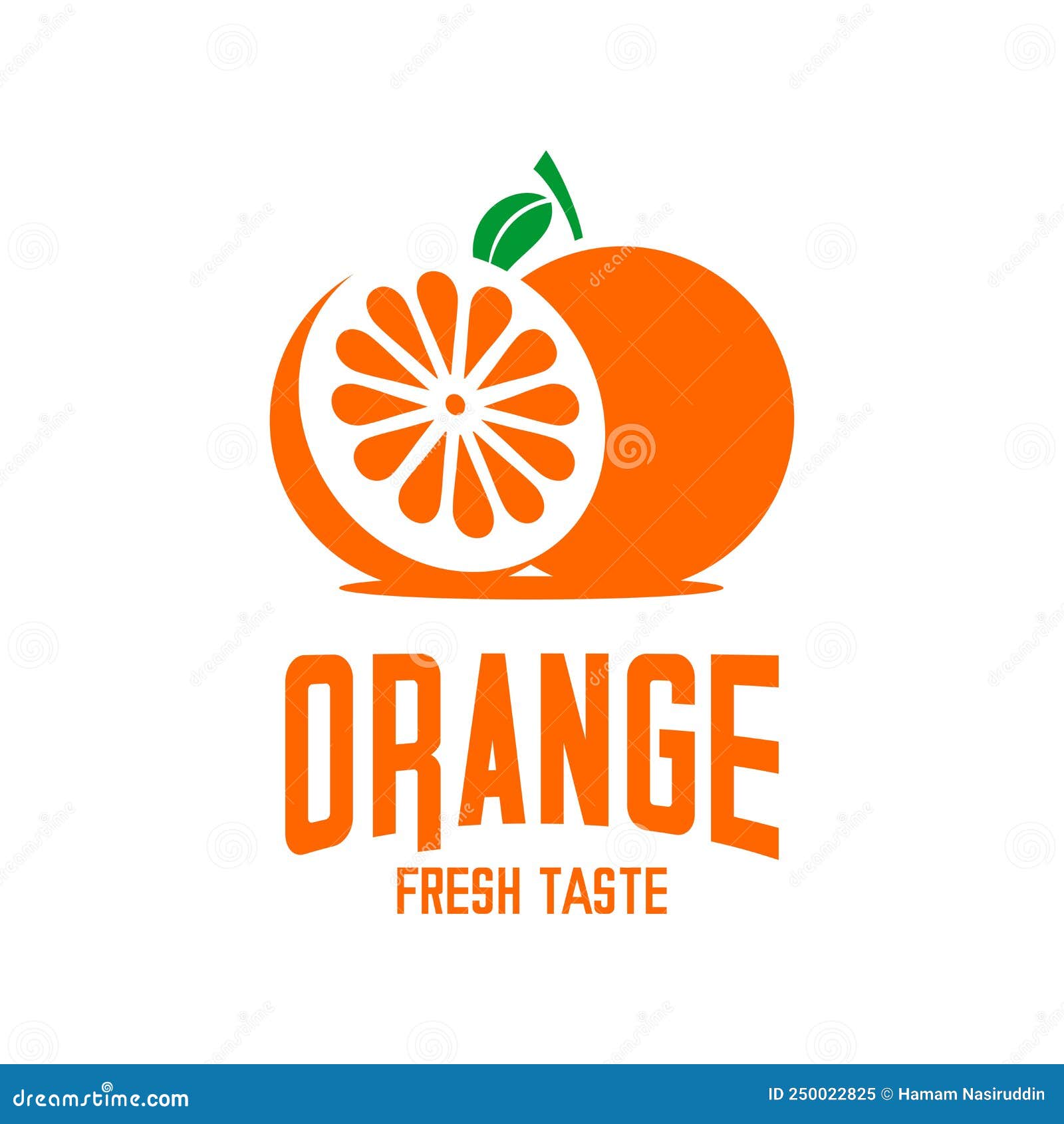 Orange logos stock vector. Illustration of shape, creative - 250022825