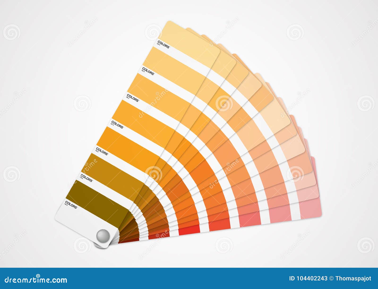 Orange colors guide editorial stock photo. Illustration of monochrome ...