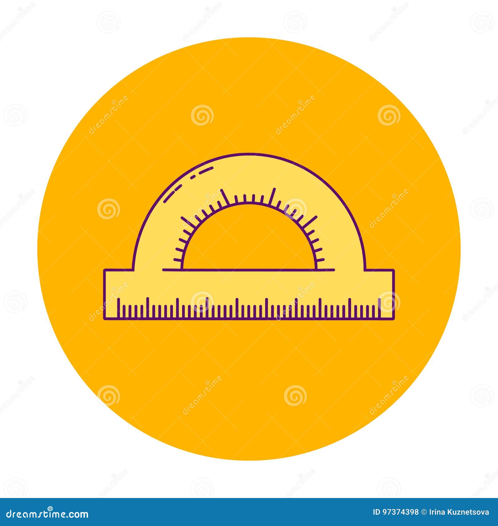 3d Icon Of Protractor Stock Photo | CartoonDealer.com #137182734