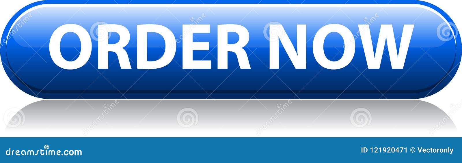 Order now blue button stock vector. Illustration of global - 121920471