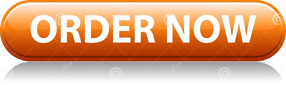 Order now orange button stock vector. Illustration of background ...