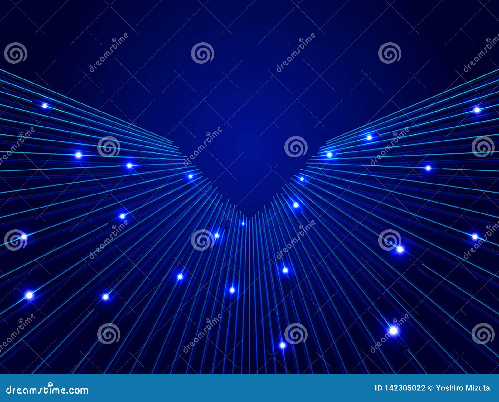 Abstract Lines Circuit Lights Technology Concept Stock Vector ...