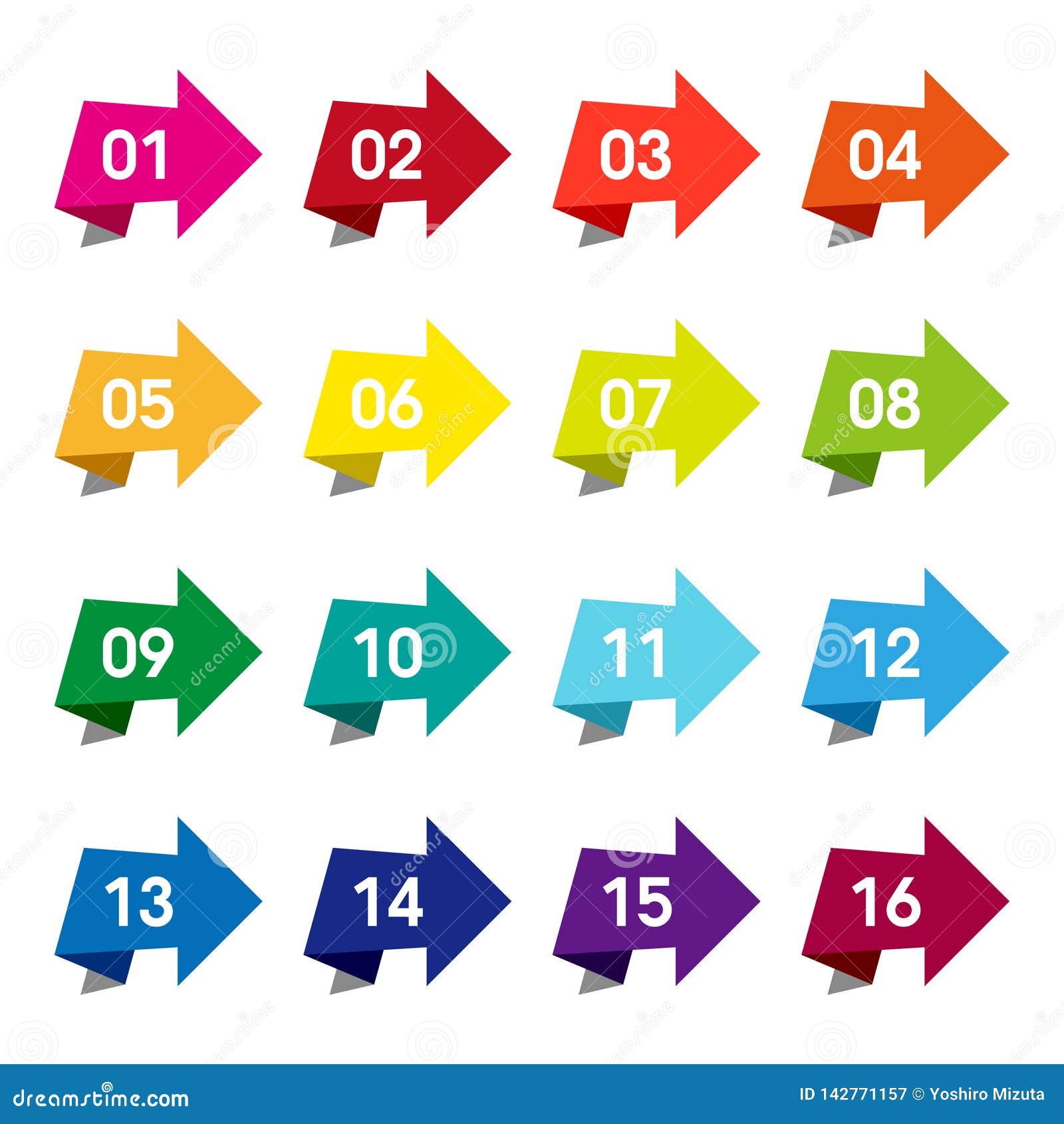 Arrow Set Vector. Set of Design Elements Stock Vector - Illustration of ...