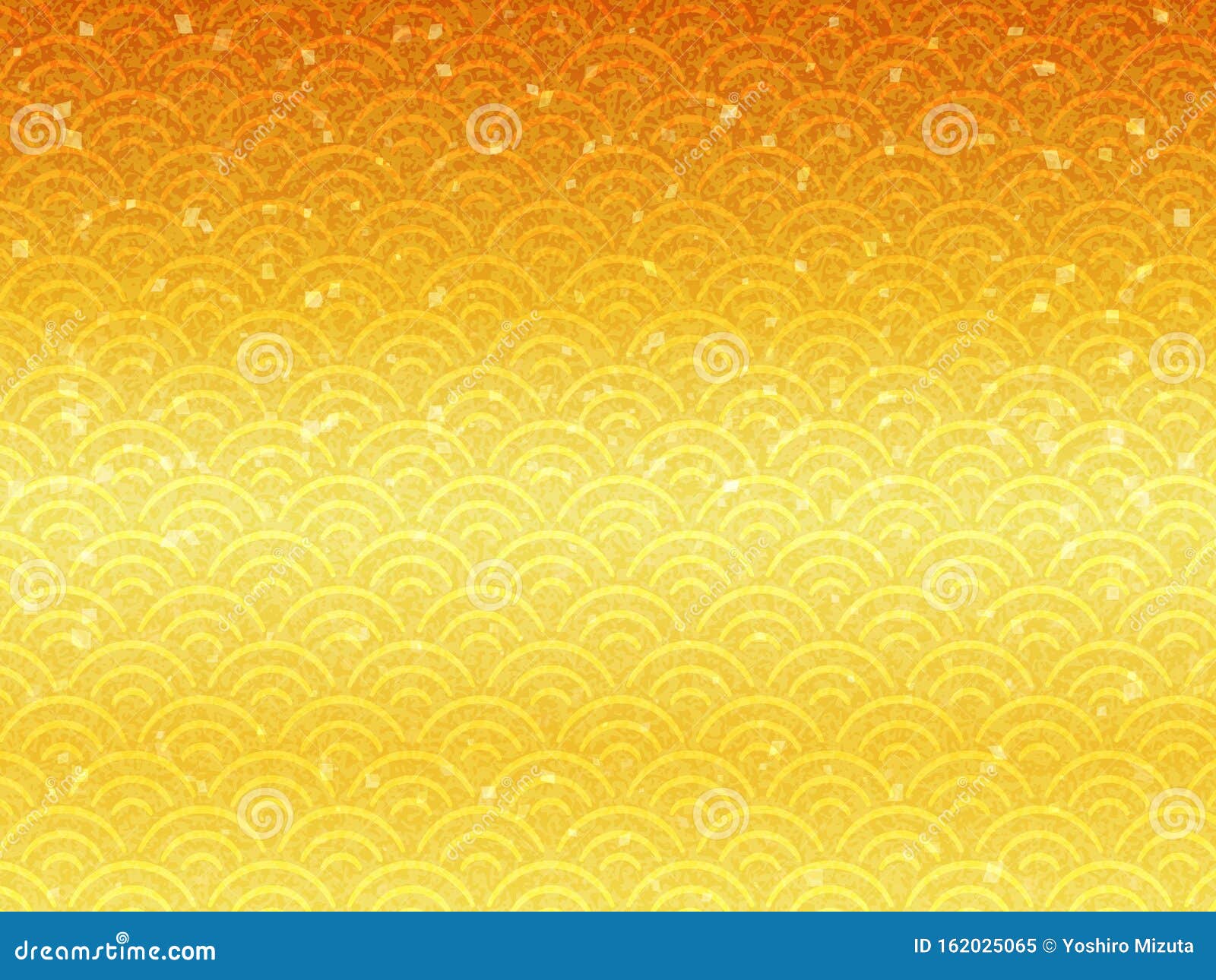Golden Japanese Pattern Background Image Stock Vector - Illustration of ...