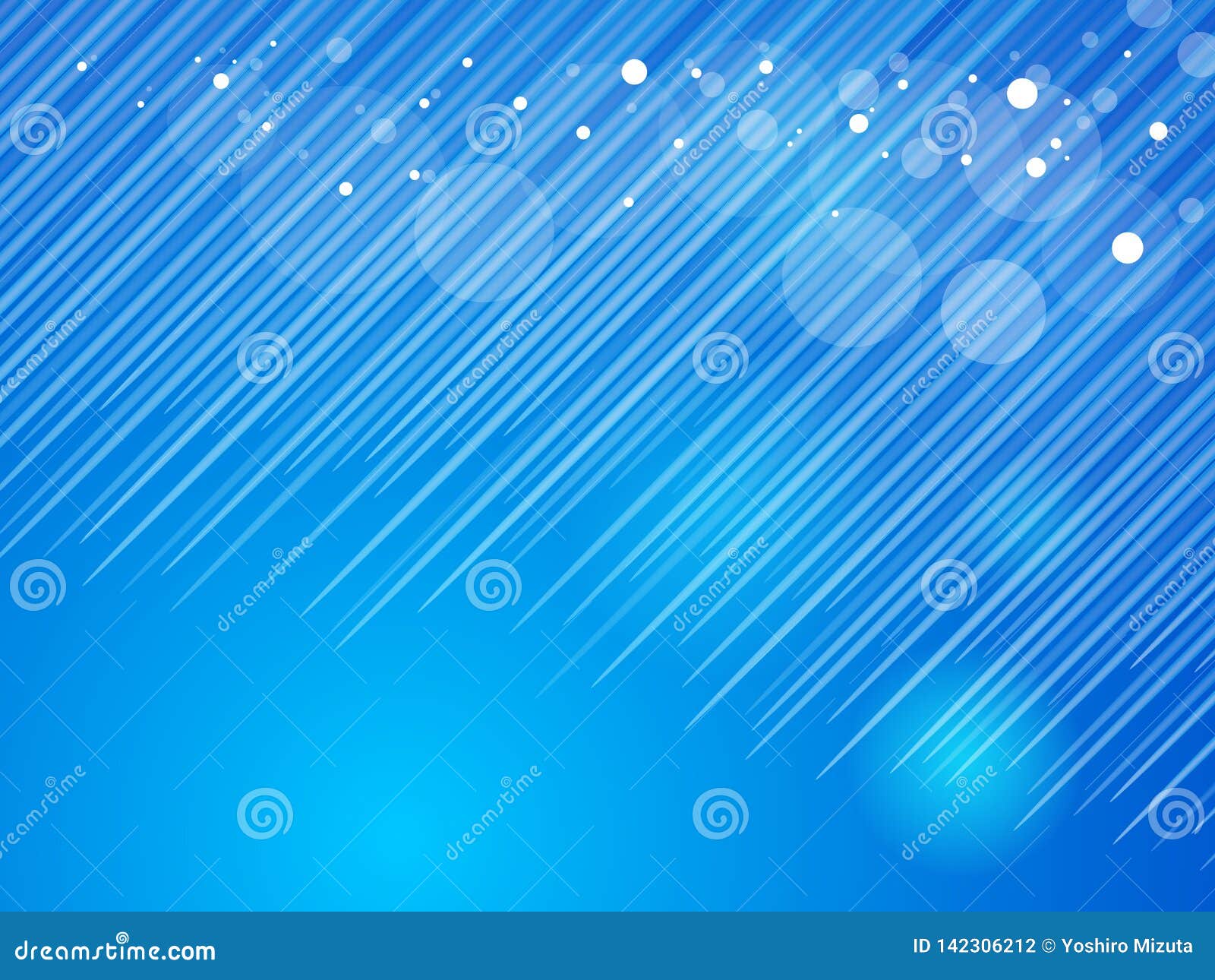Lights on Blue Background stock vector. Illustration of blurred - 142306212