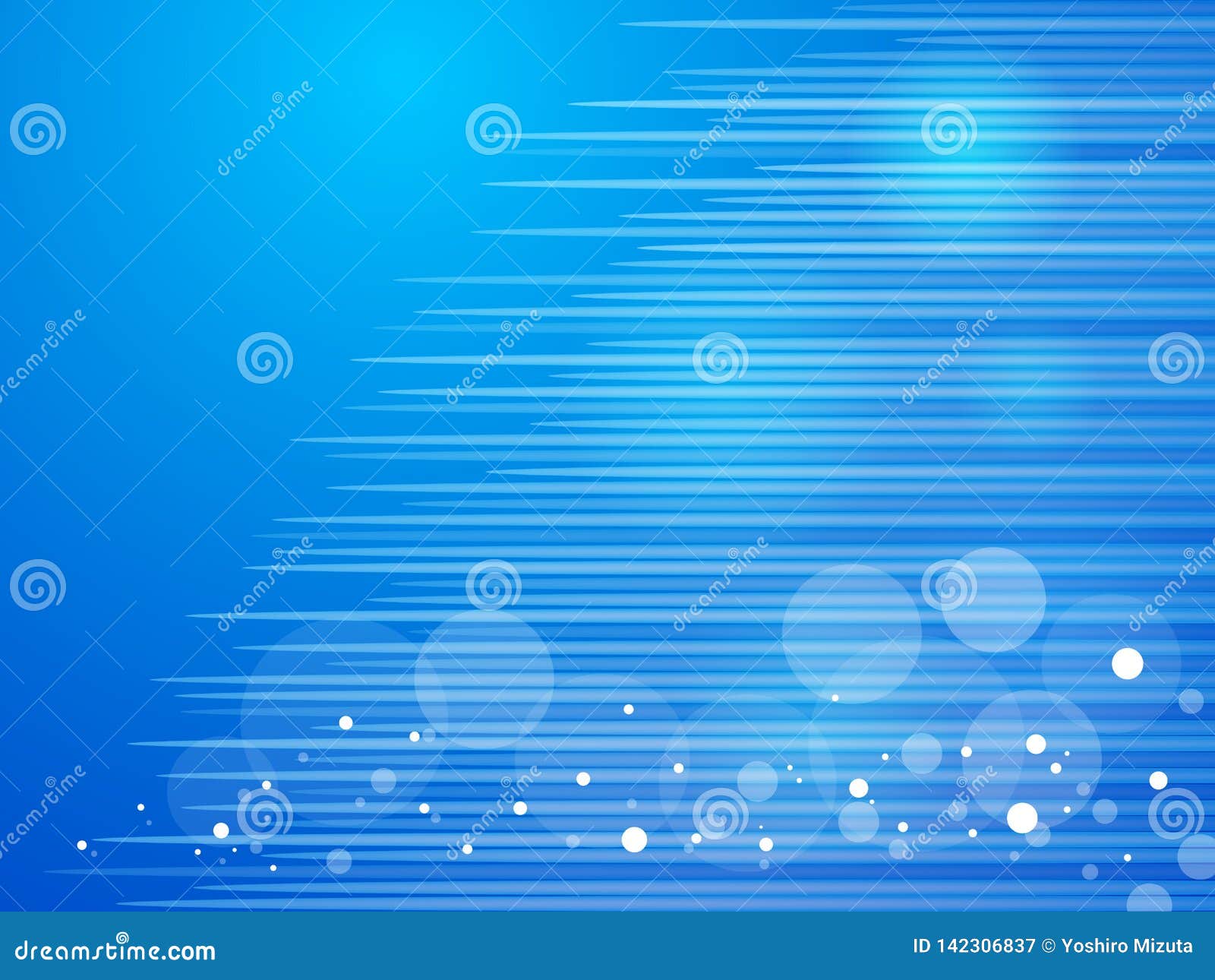 Lights on Blue Background stock vector. Illustration of bright - 142306837